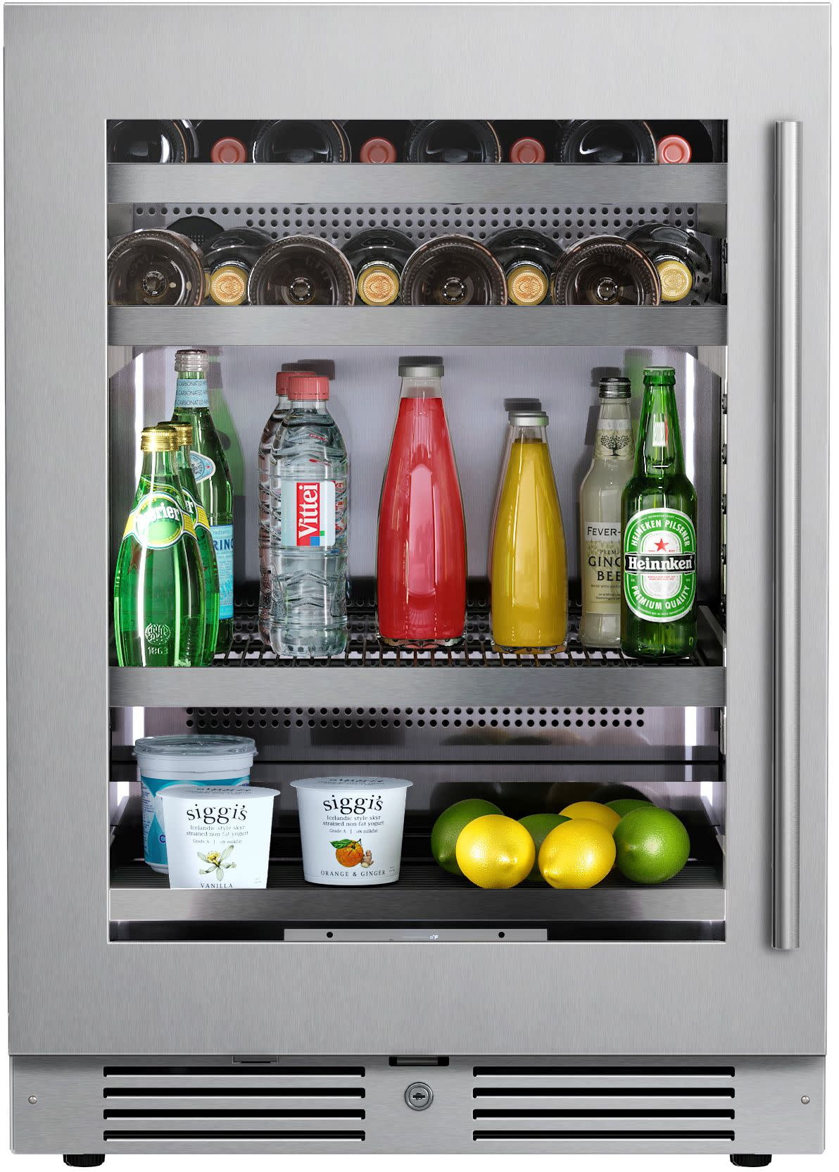 Landmark L3024ui1m-Lh 24" Wide Single Zone Wine And Beverage Cooler ...