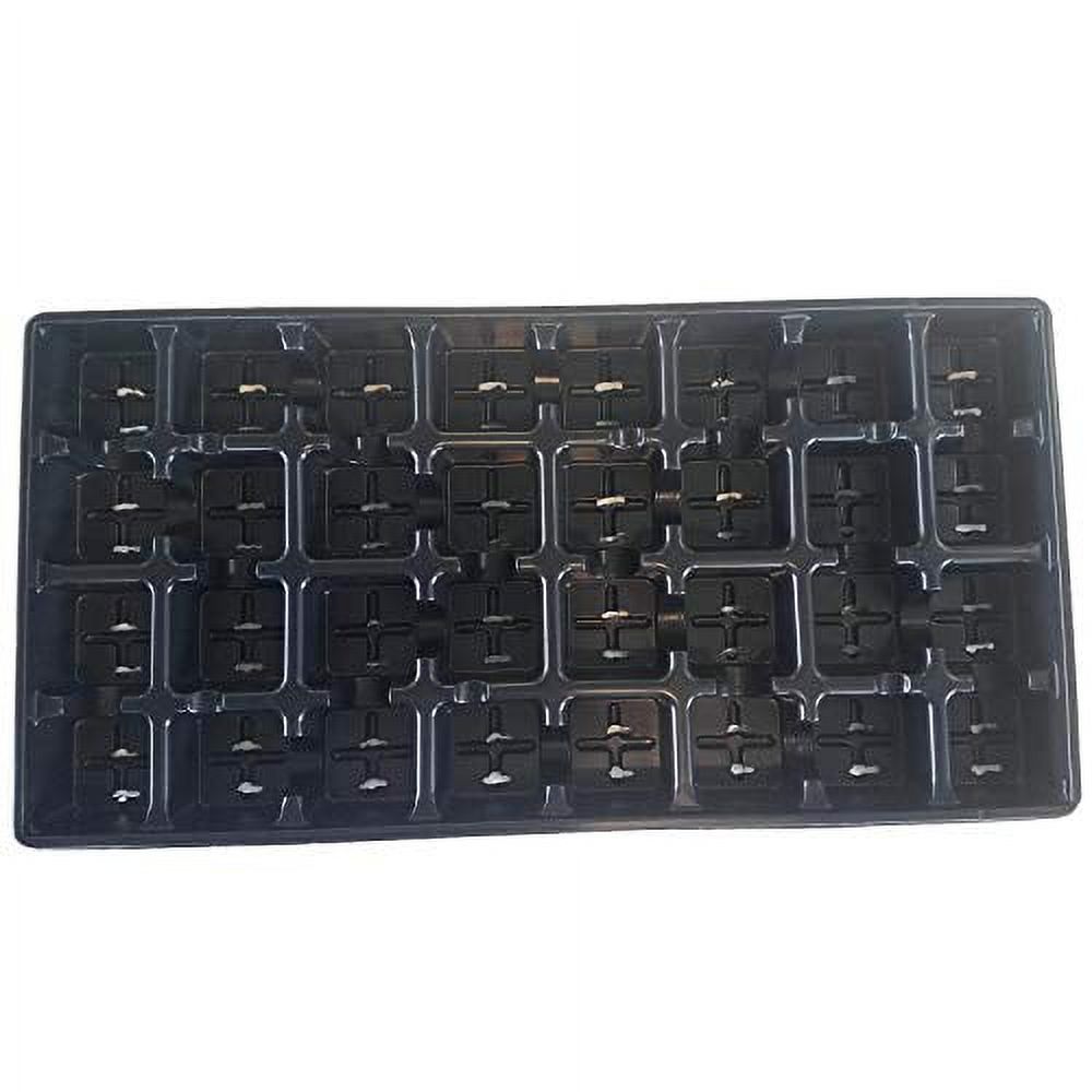 Landmark Plastics Set of 3 Trays and 96-2.5" Square Extra deep pots ...