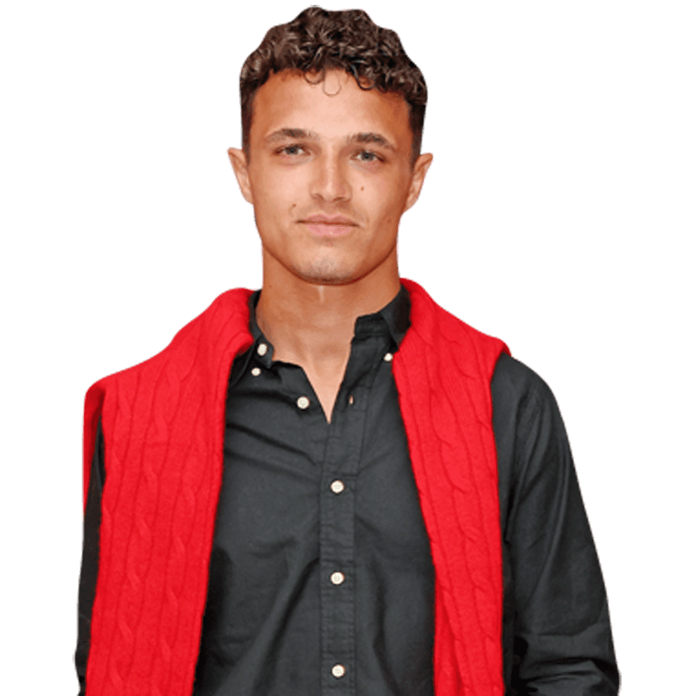 Lando Norris (Red Jumper) Half Body Buddy Cutout - Walmart.com