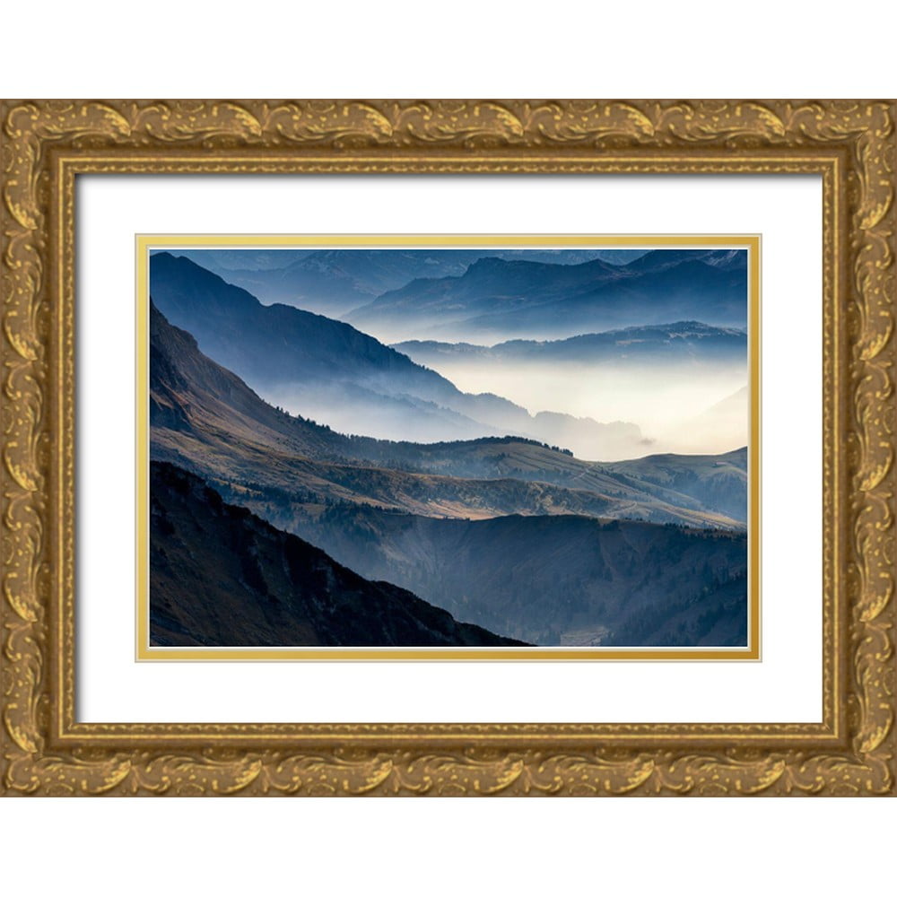 Landolt, Susanne 24x17 Gold Ornate Wood Framed with Double Matting ...