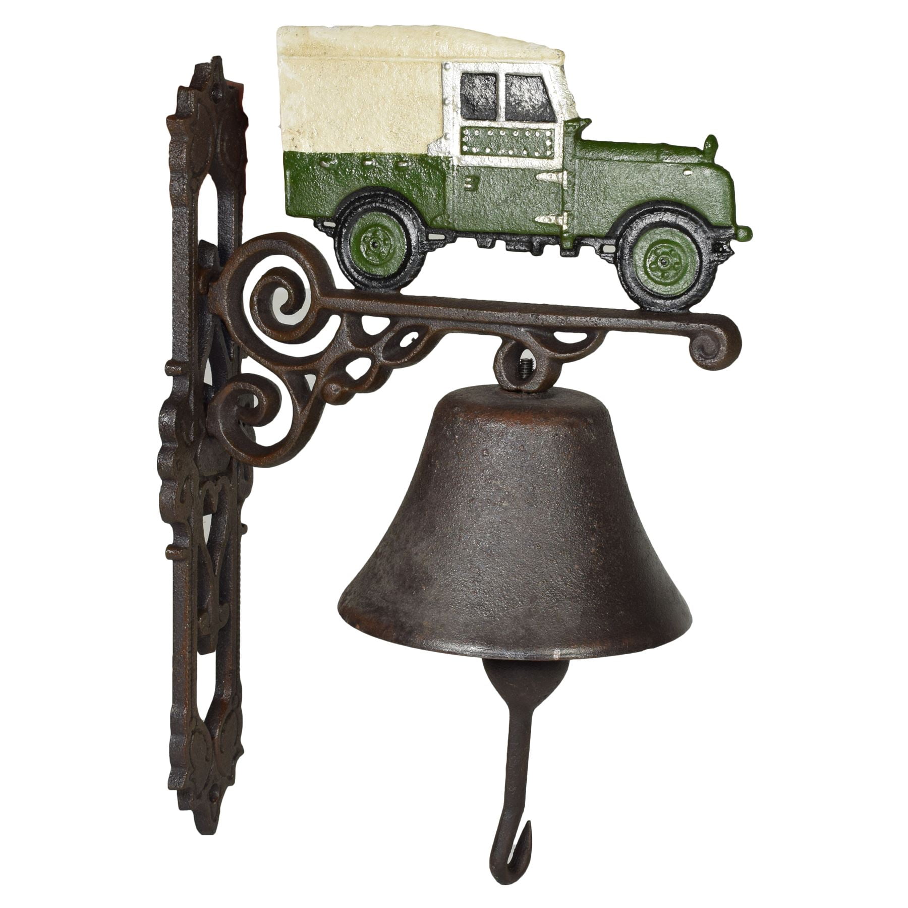 Landrover Defender Bell Cast Iron Sign Plaque Door Wall Fence Gate Post ...