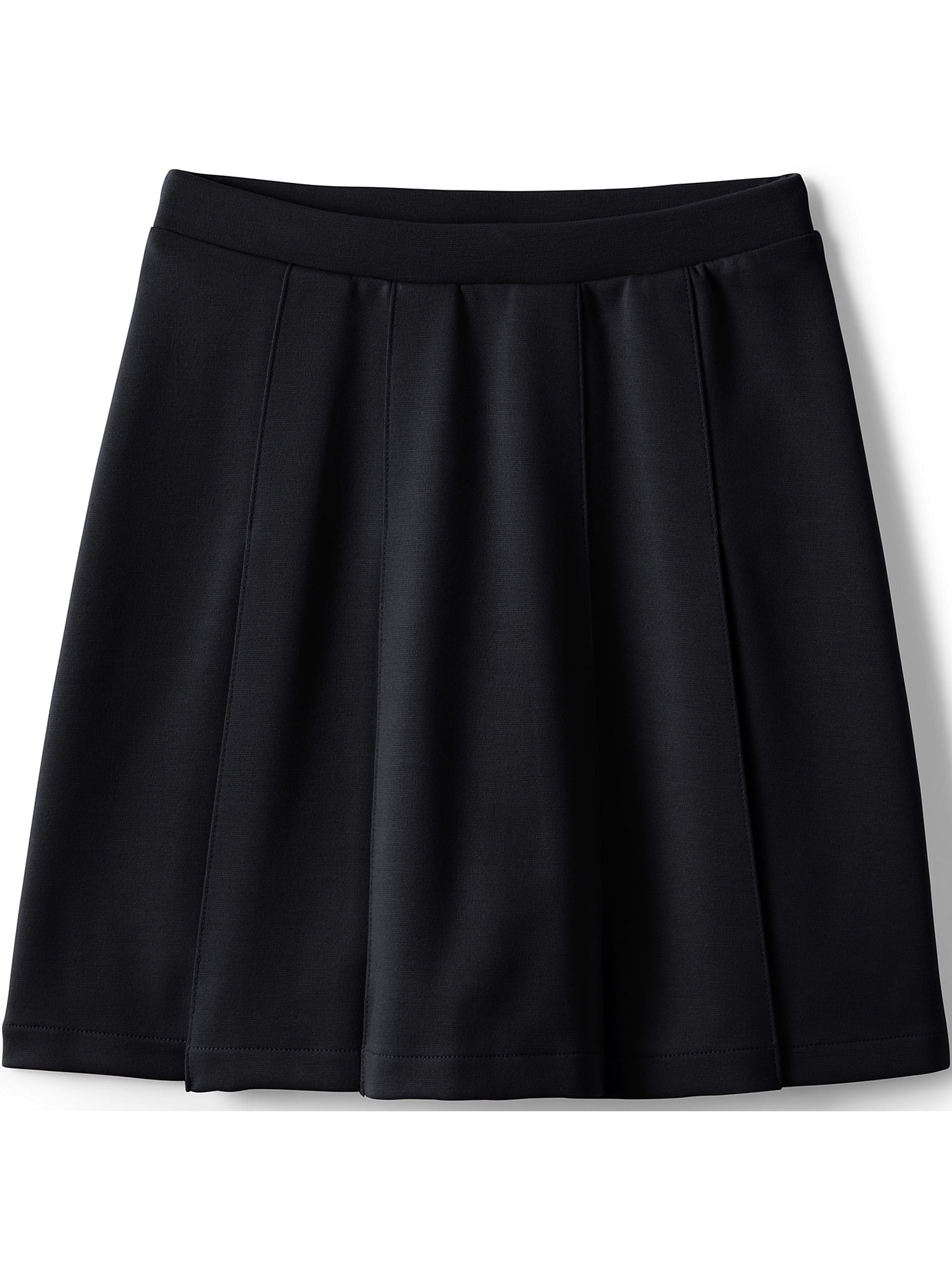Lands' End Girls Ponte Pleat Skirt at the Knee - Walmart.com