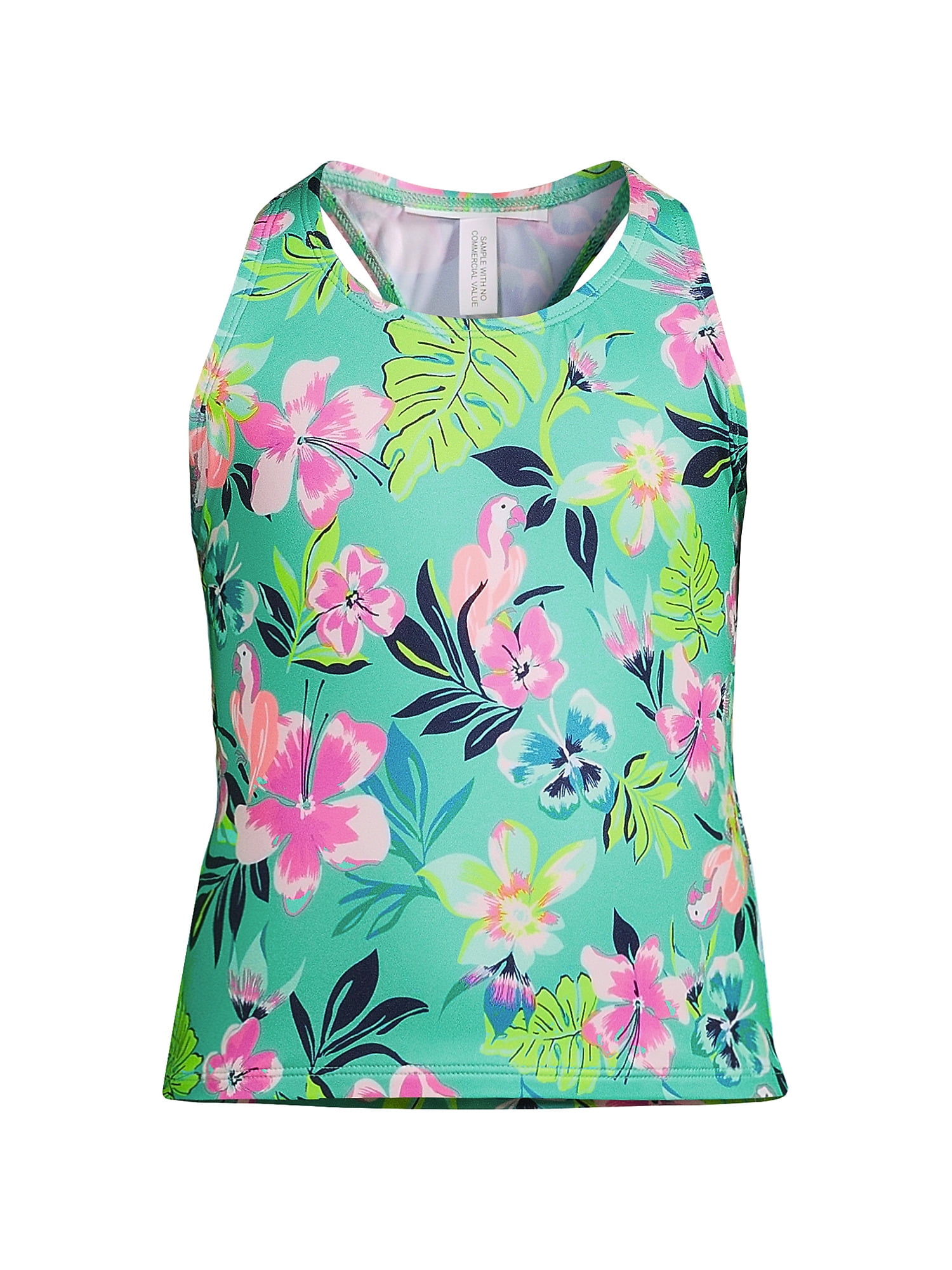 Lands' End Girls Tankini Swimsuit Top - Walmart.com
