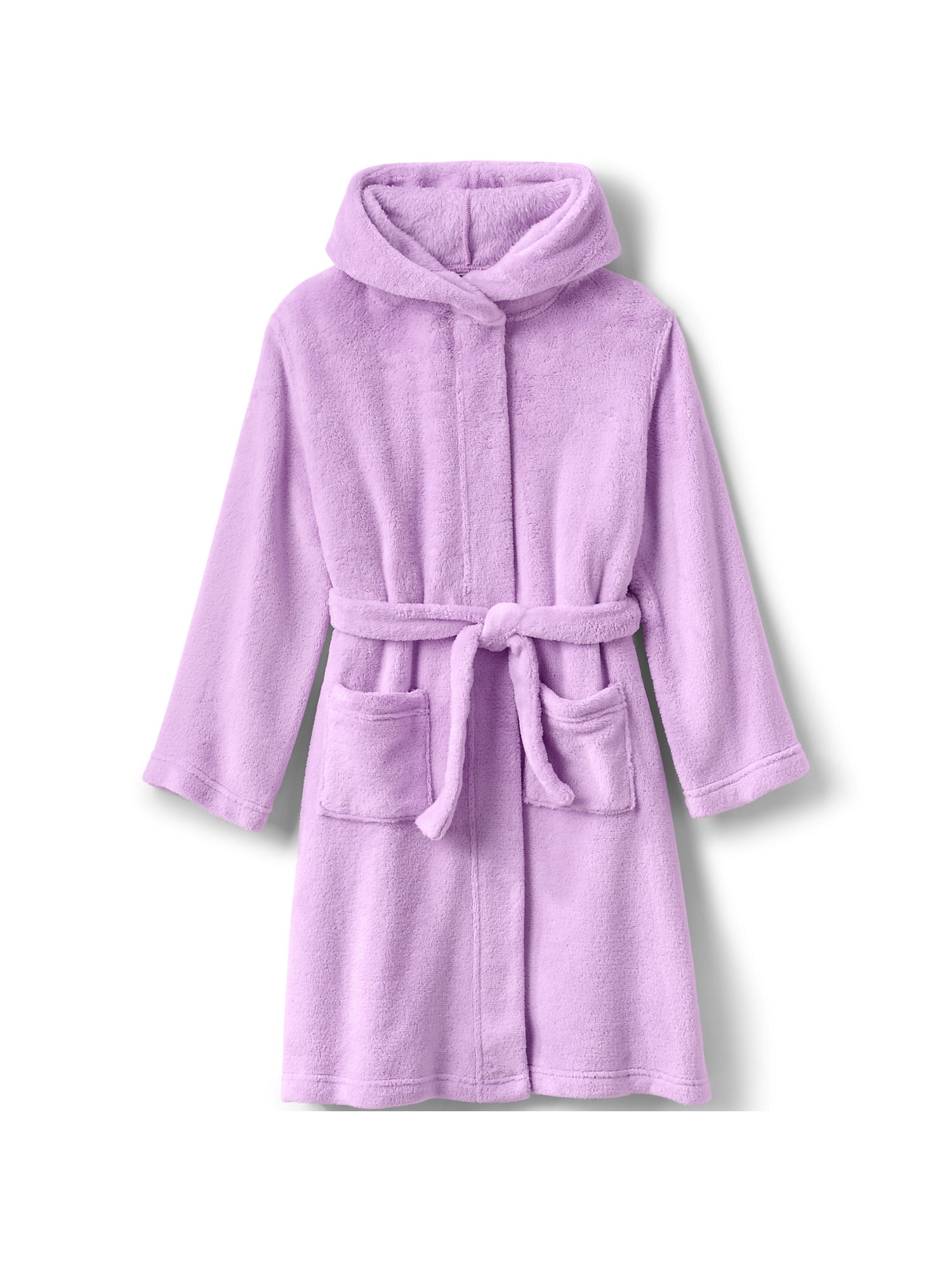 Lands' End Kids Fleece Hooded Robe - Walmart.com