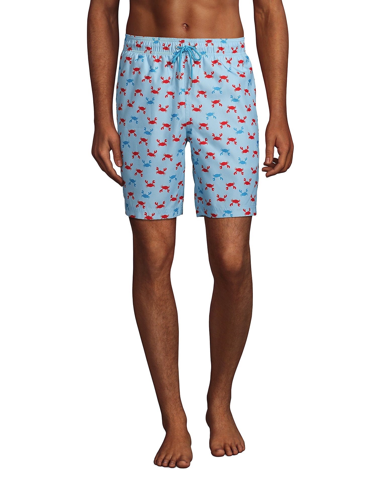 Lands' End Men's 8" Print Volley Swim Trunks - Walmart.com
