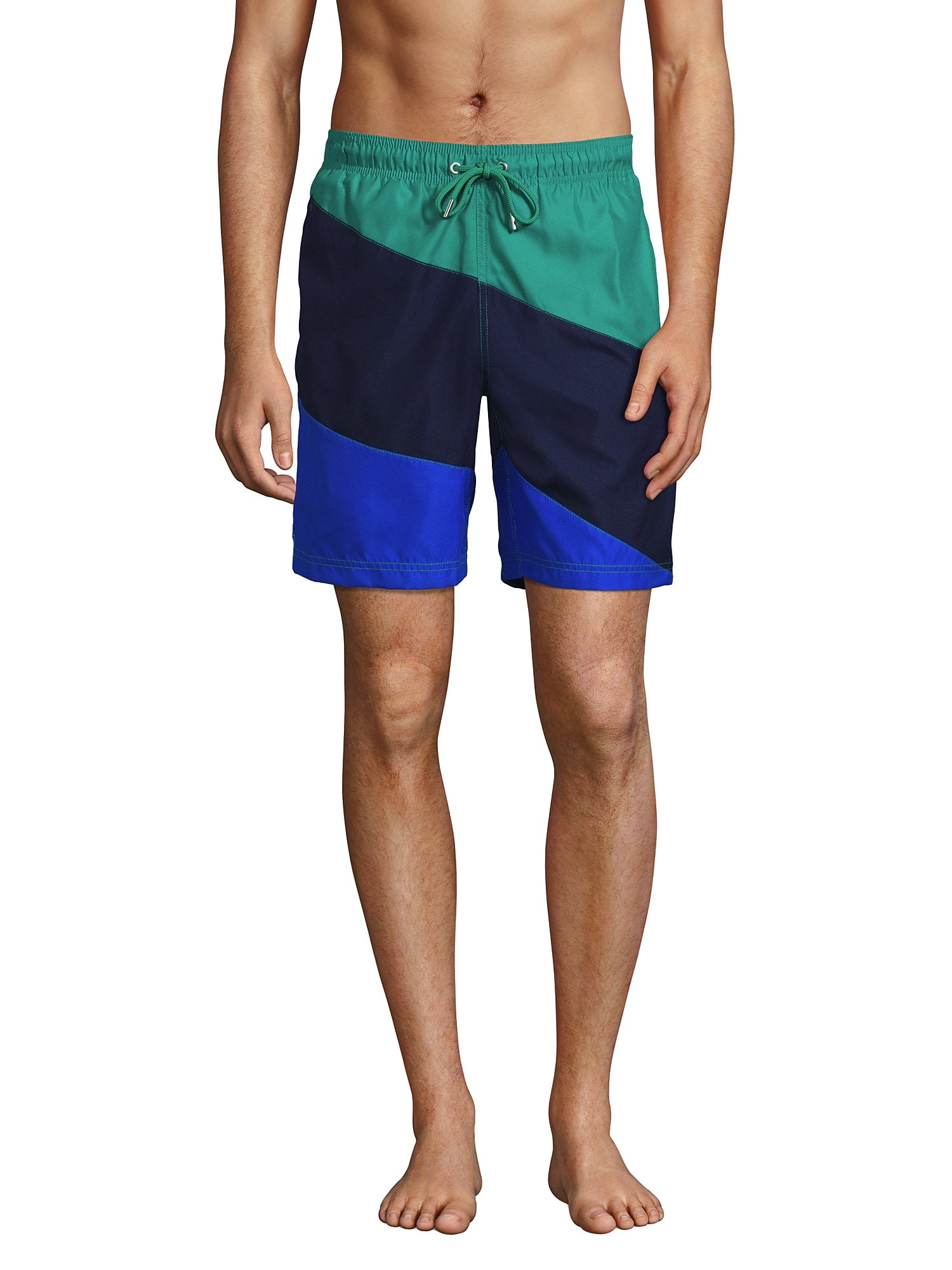 Lands' End Men's Big 8" Solid Volley Swim Trunks - Walmart.com