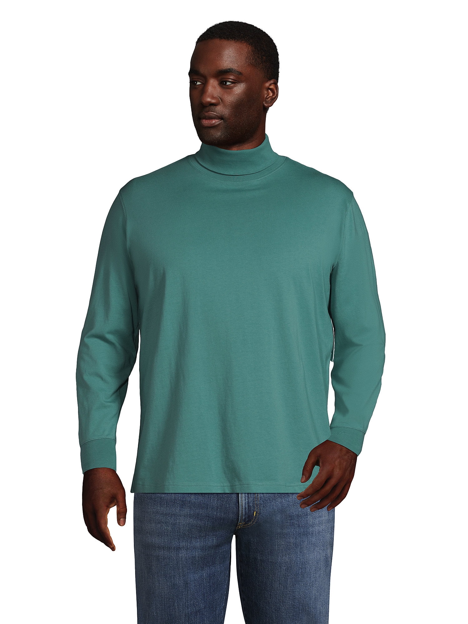 Lands End Mens Big Super T Turtleneck