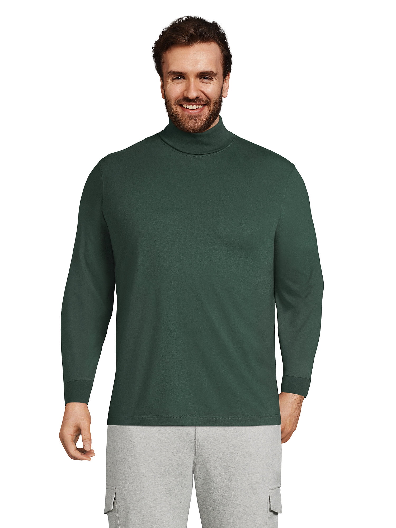 Lands' End Men's Big Super-T Turtleneck - Walmart.com