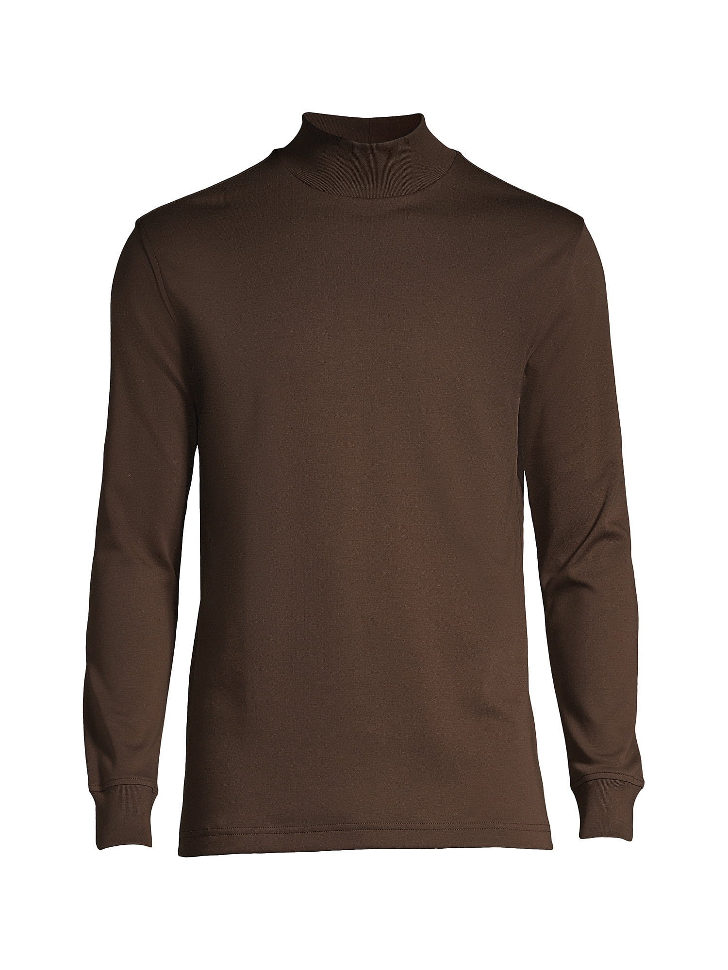 Lands End Mens Super Soft Supima Mock Turtleneck