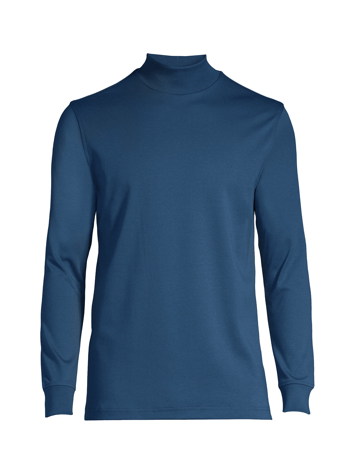 Lands End Mens Tall Super Soft Supima Mock Turtleneck
