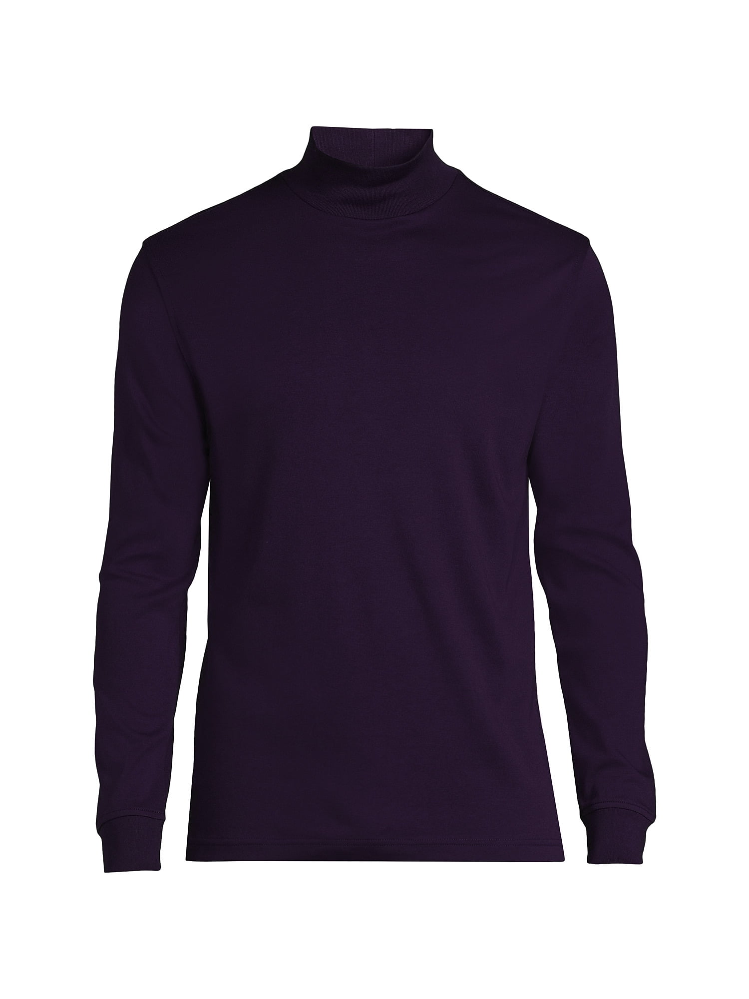 Lands End Mens Tall Super Soft Supima Mock Turtleneck