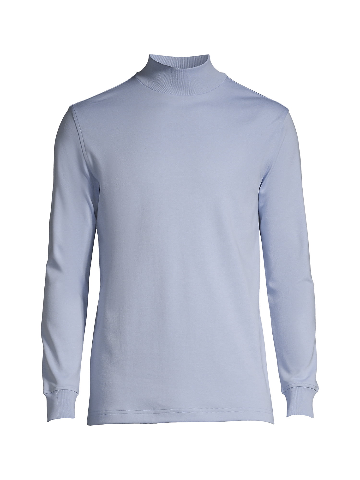 Lands End Mens Tall Super Soft Supima Mock Turtleneck