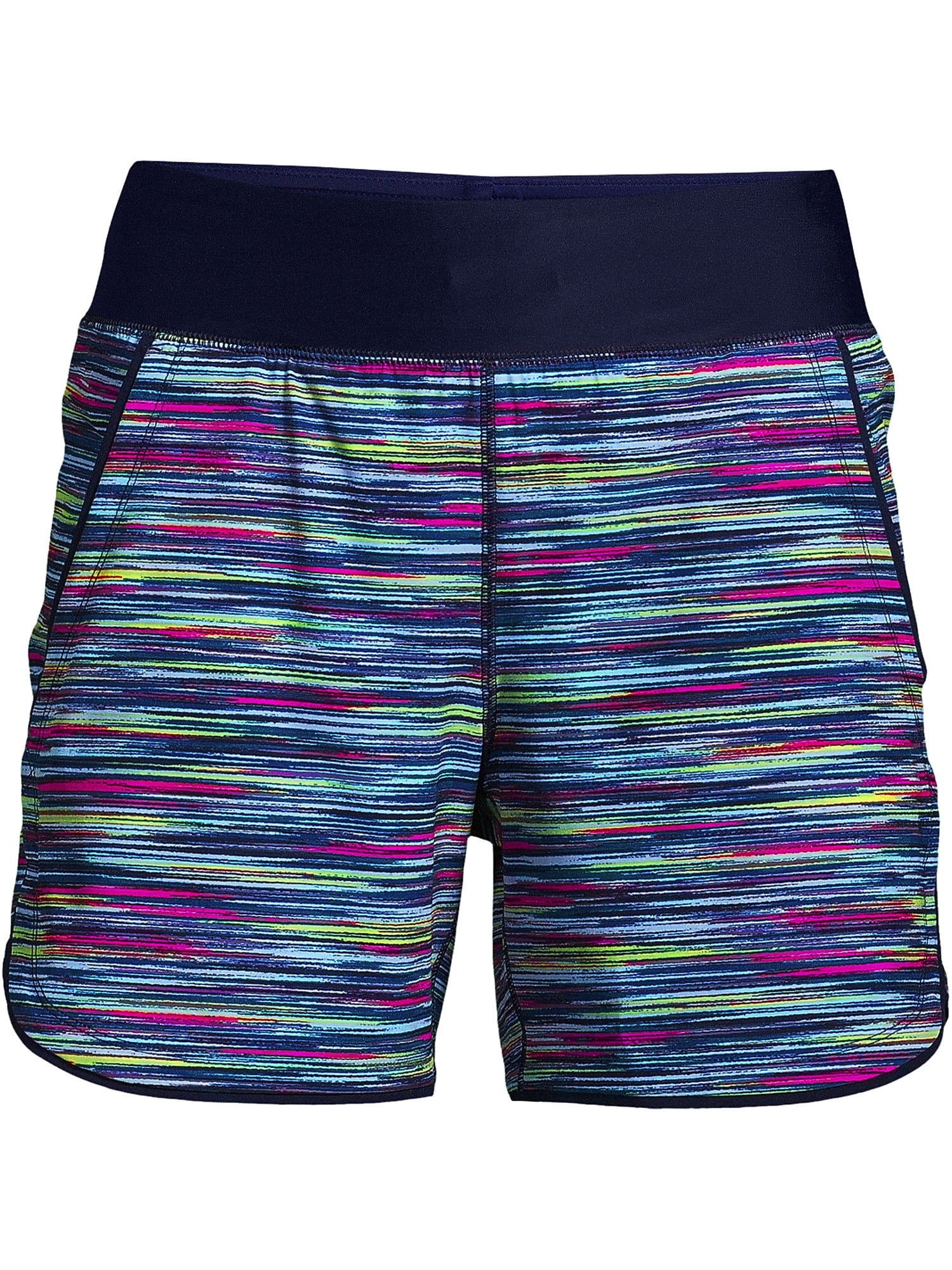 Lands' End Women's 5" Quick Dry Elastic Waist Board Shorts Swim Cover ...