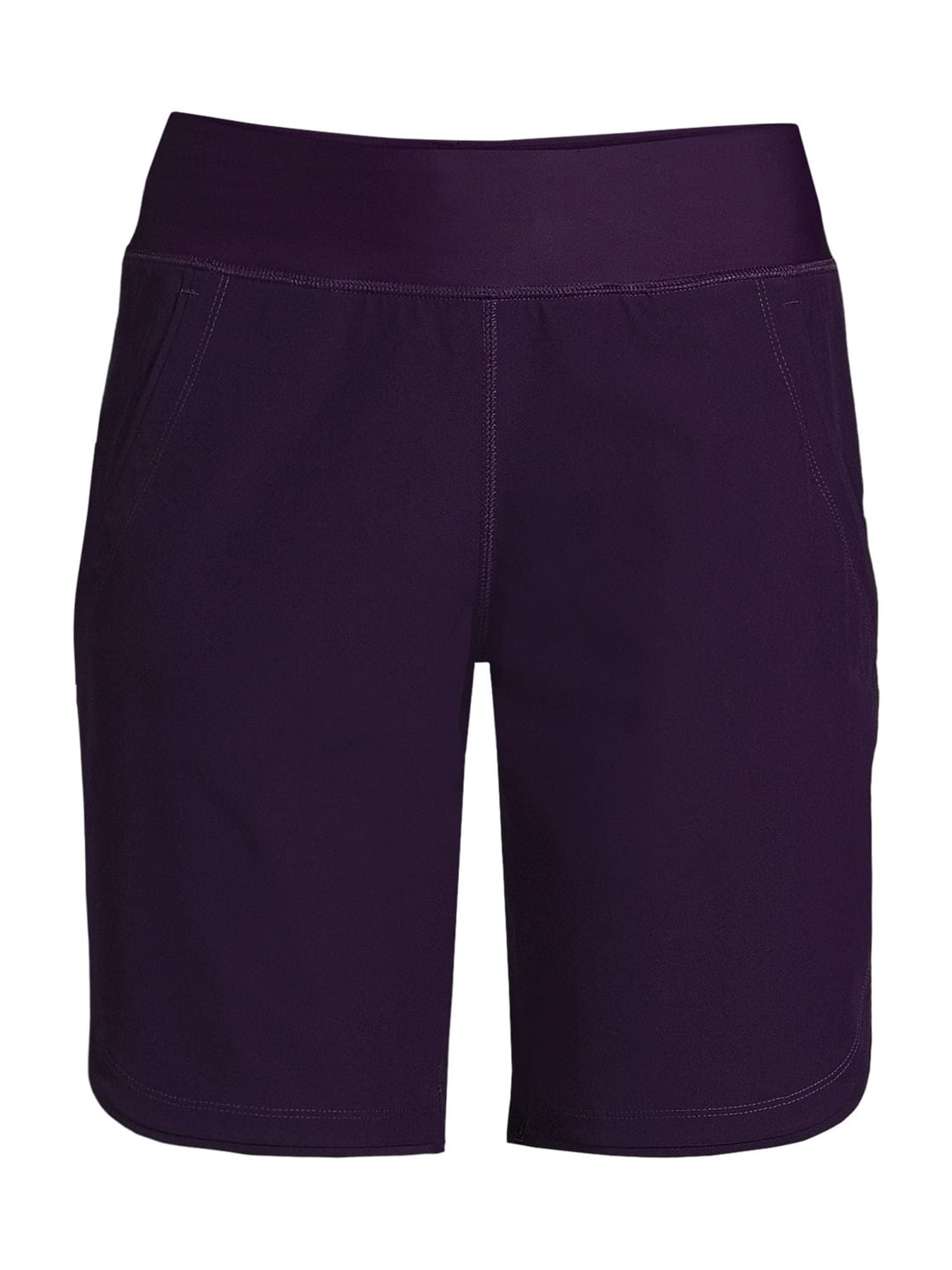 Lands' End Women's 9" Quick Dry Modest Swim Shorts with Panty - Walmart.com