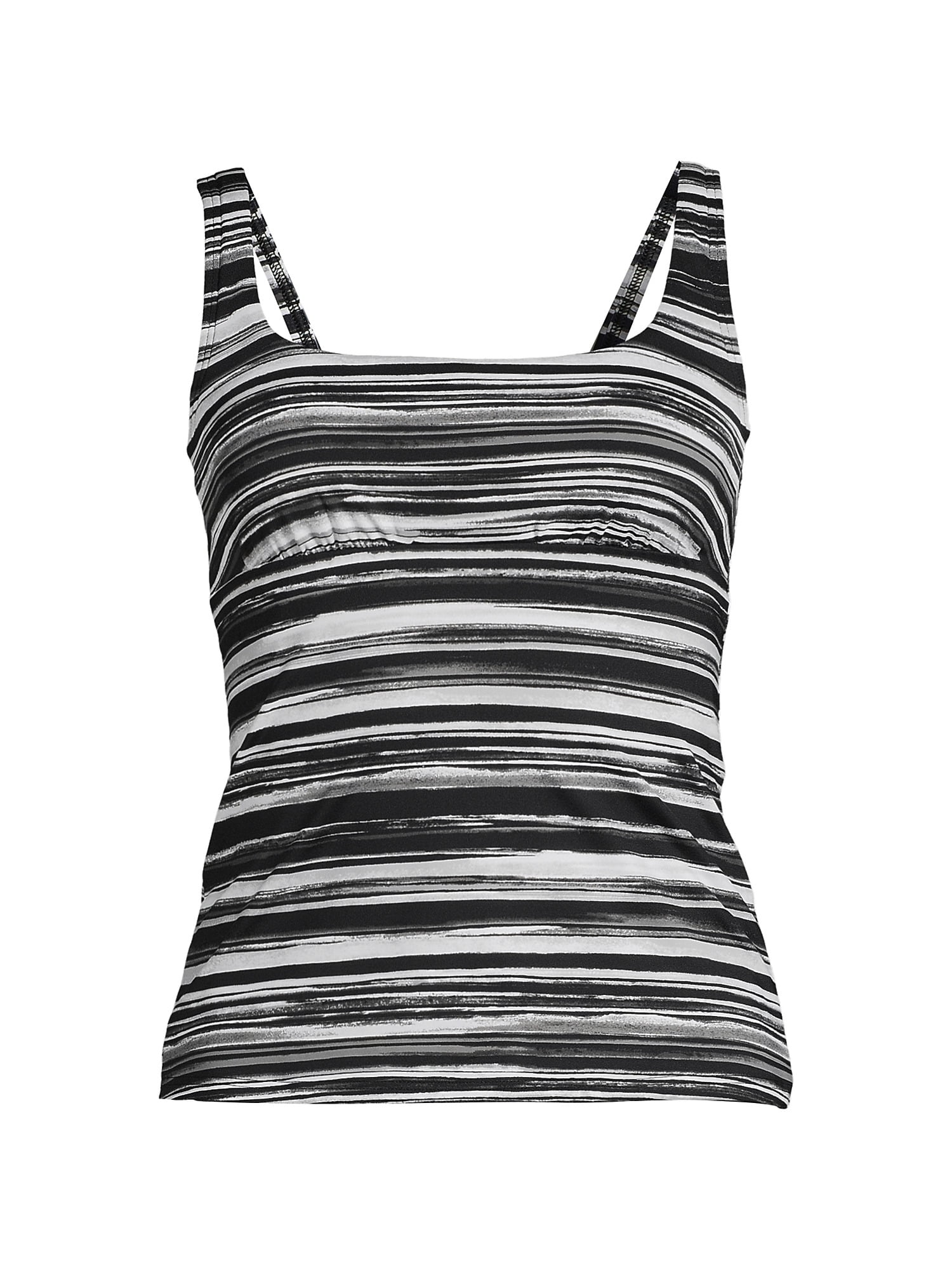 Lands' End Women's D-Cup Chlorine Resistant Square Neck Underwire ...