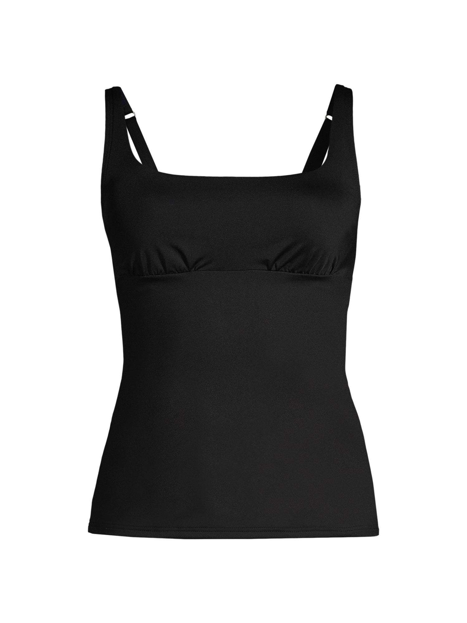 Lands' End Women's D-Cup Chlorine Resistant Tummy Control Square Neck ...