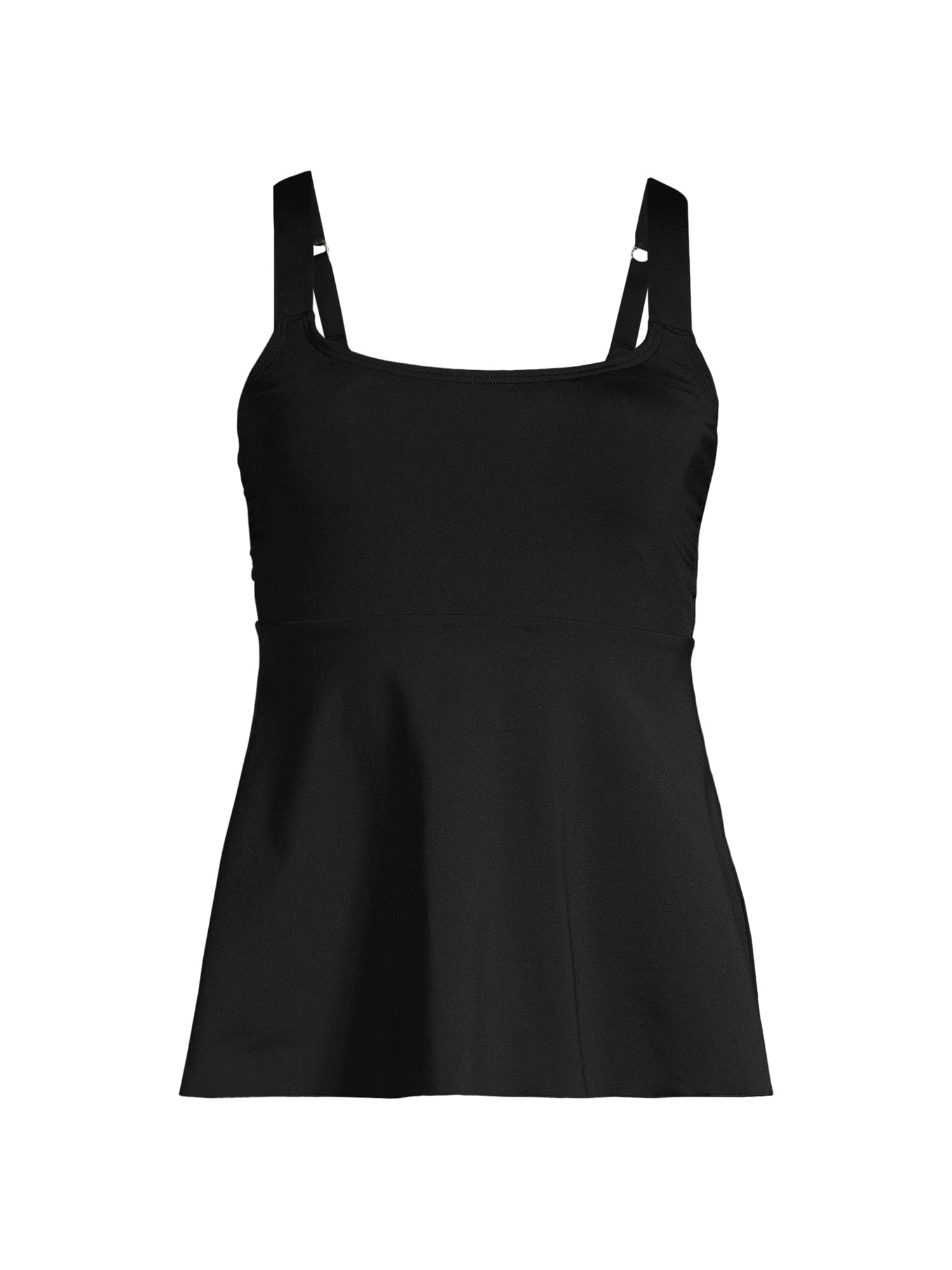 Lands' End Women's DDD-Cup Adjustable Scoop Neck Flutter Tankini Top ...