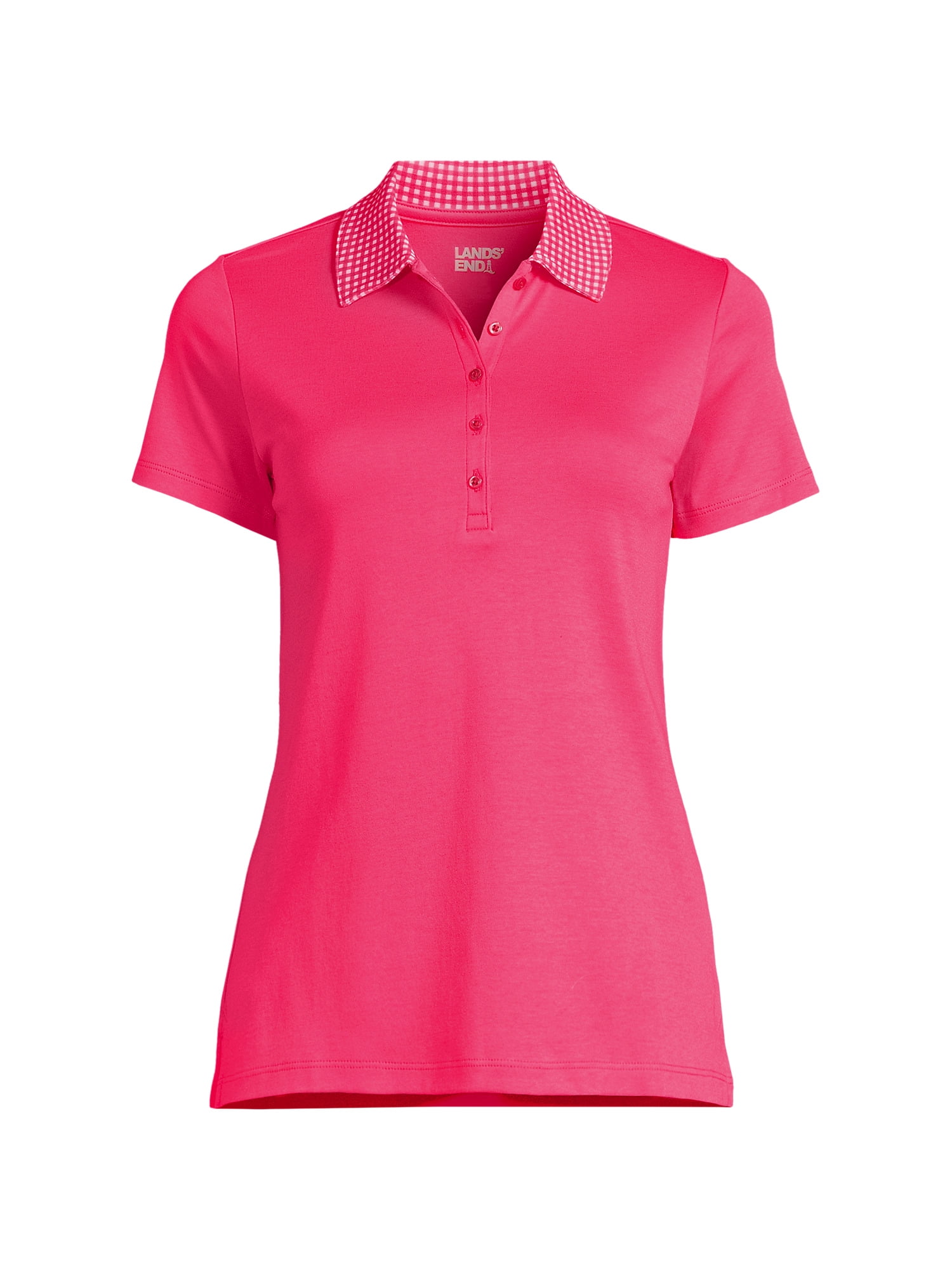 Lands' End Women's Petite Supima Cotton Polo - Walmart.com