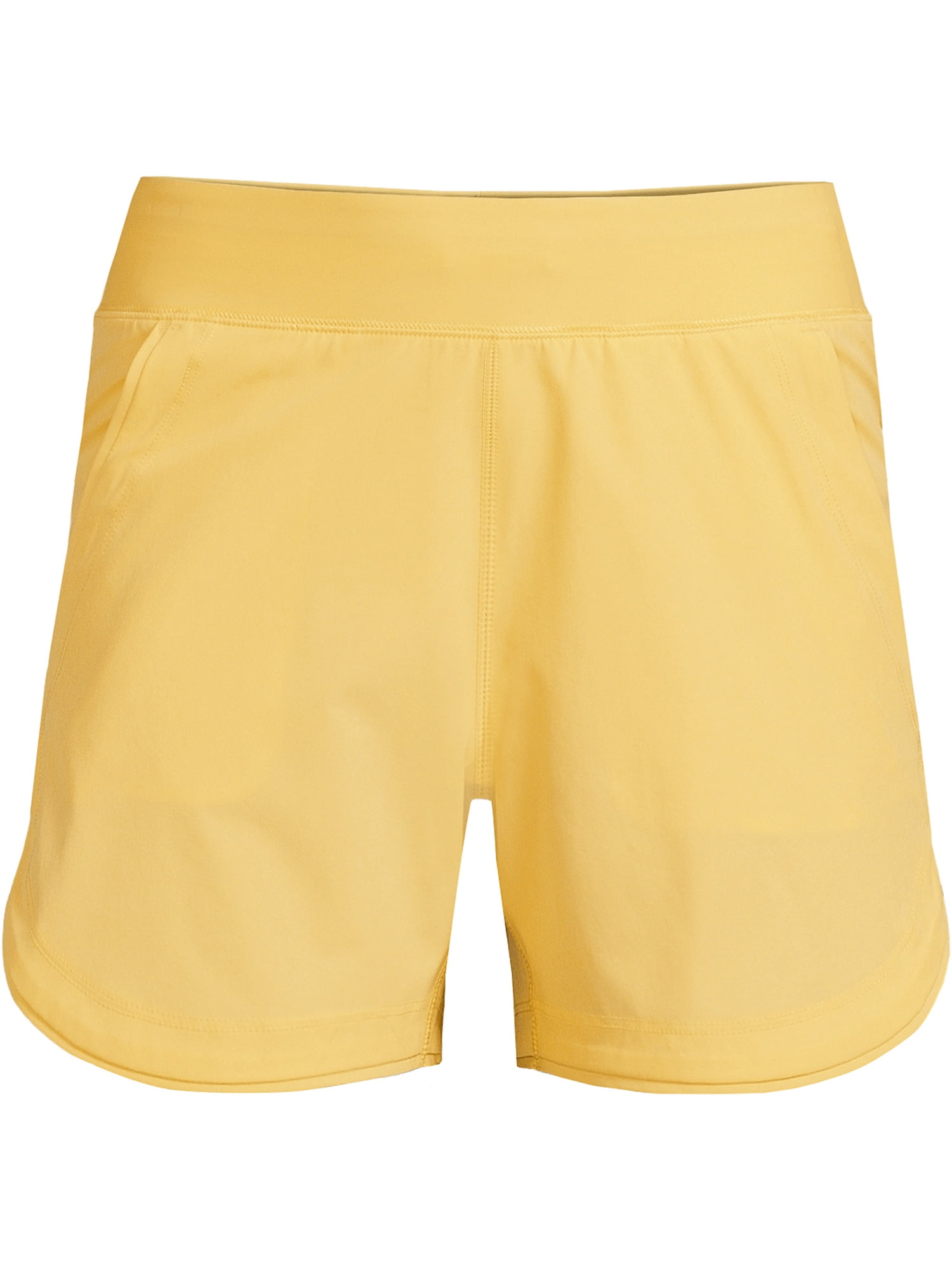 Lands' End Women's Plus Size 5" Quick Dry Elastic Waist Board Shorts ...