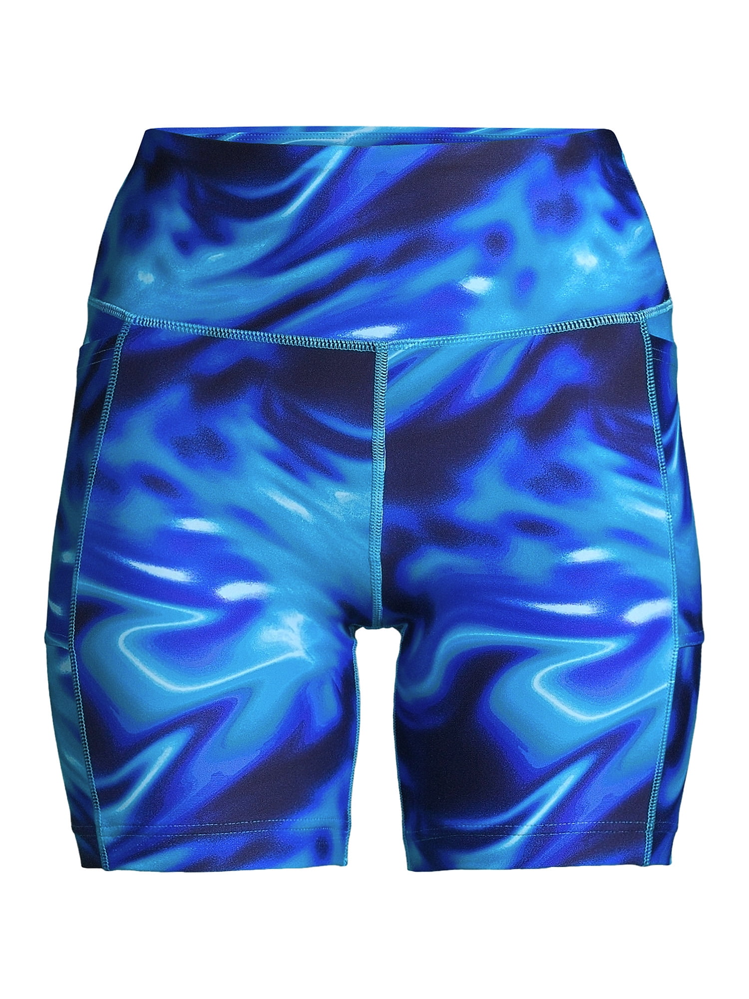 Lands End Womens Plus Size Chlorine Resistant High Waisted 6 Bike Swim Shorts With Upf 50
