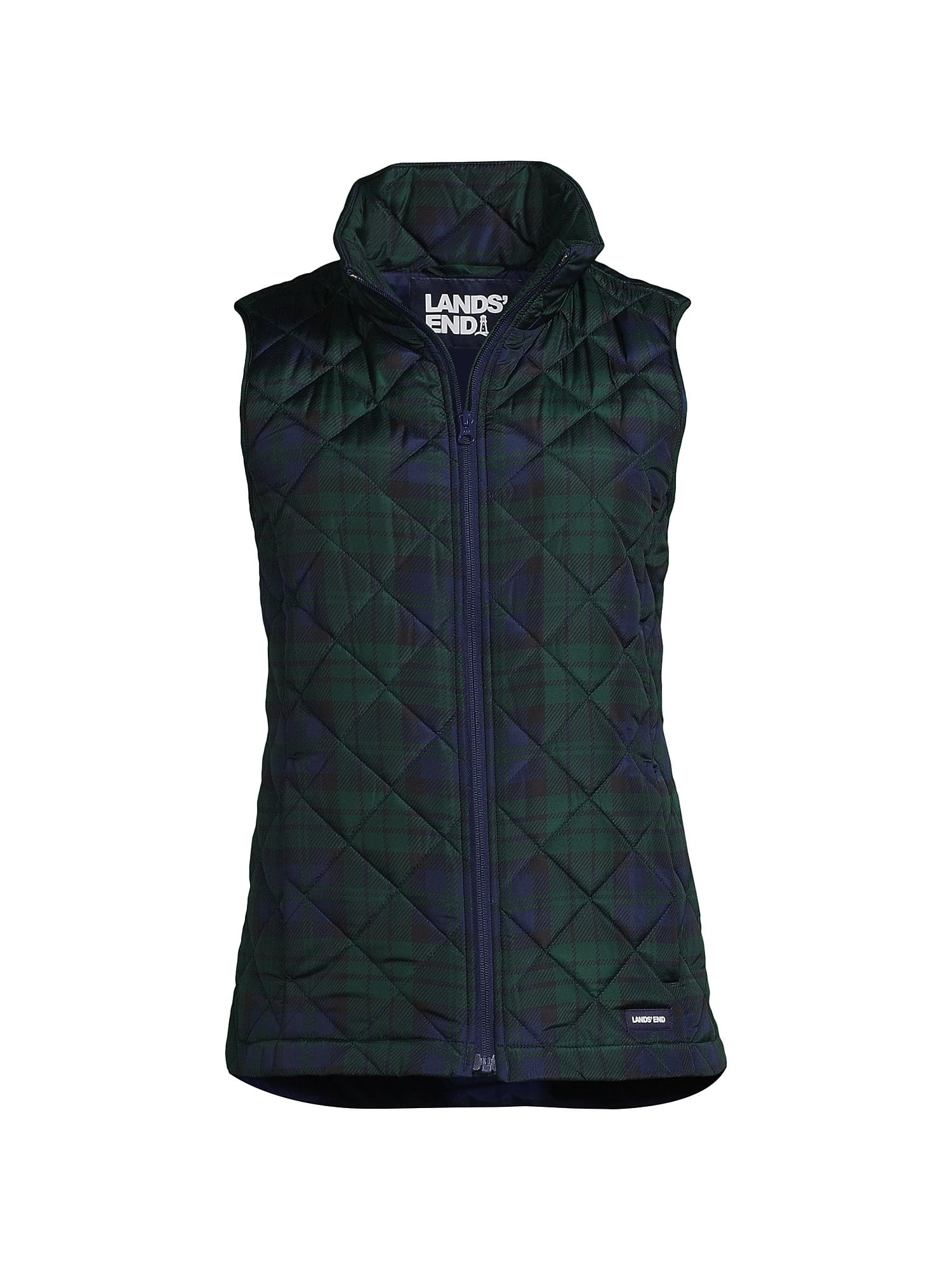 Lands' End Women's Plus Size Insulated Vest - Walmart.com