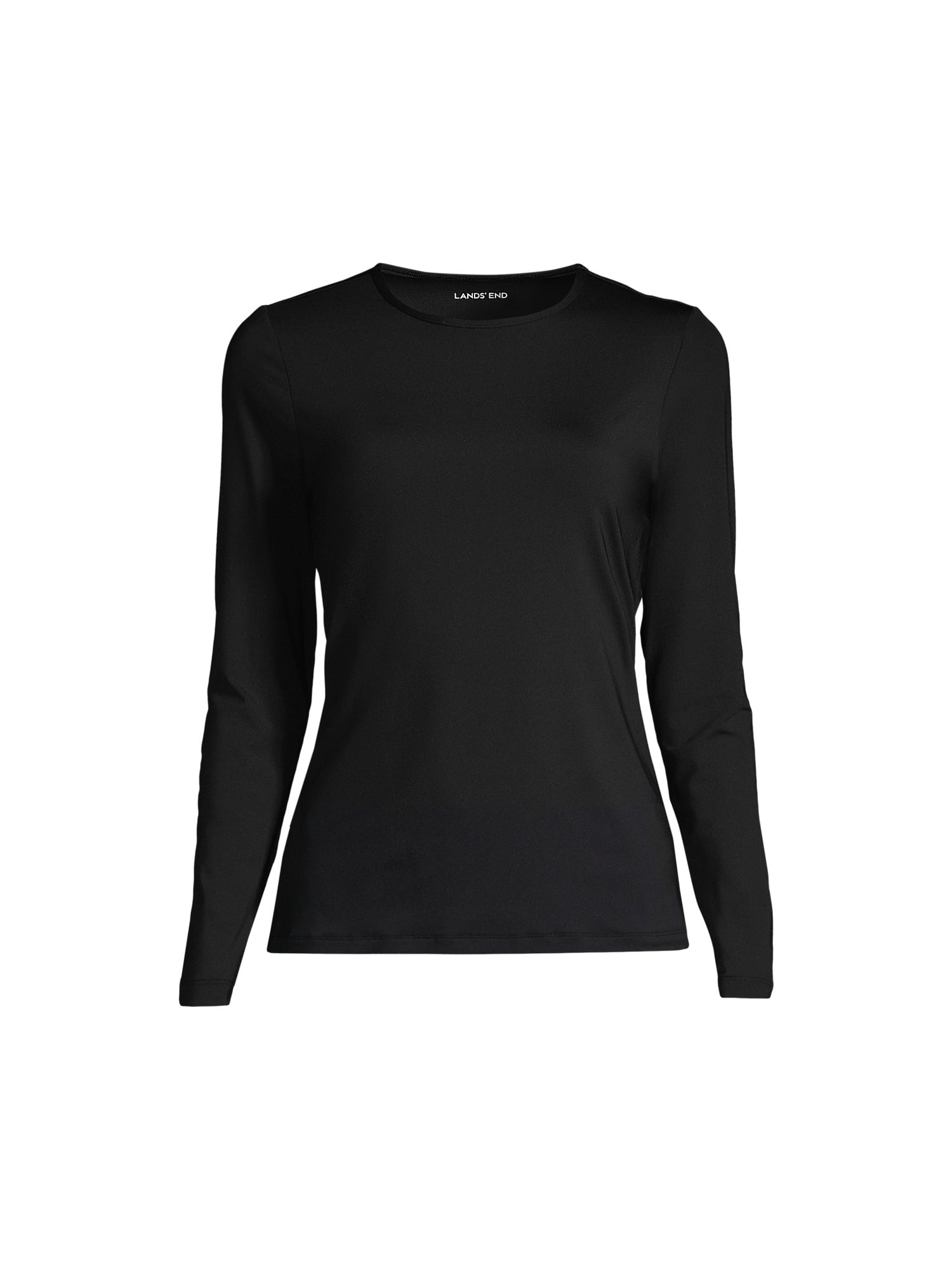 Lands' End Women's Plus Size Long Sleeve Relaxed UPF 50 Rash Guard ...