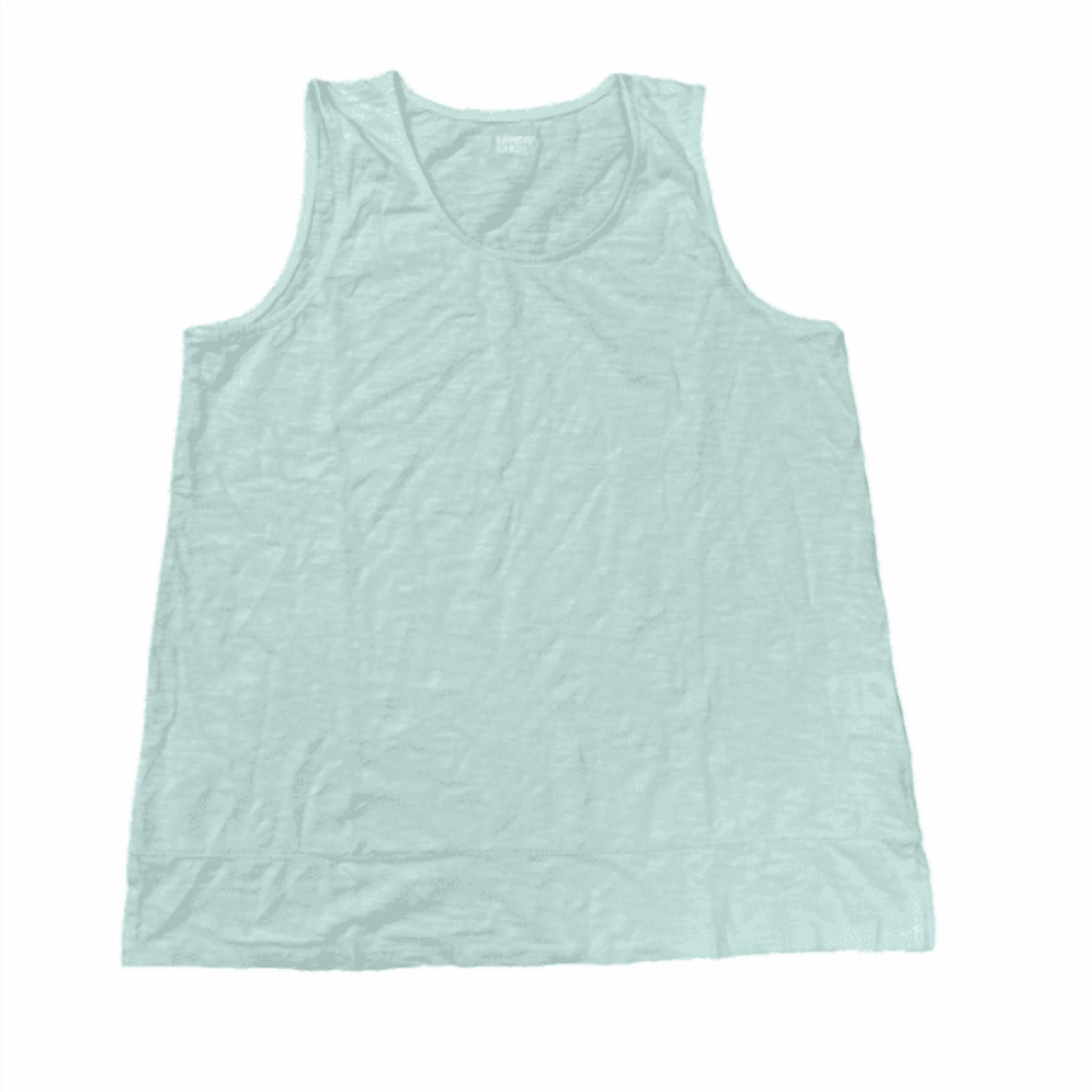 Lands' End Women's Soft Sleeveless Lightweight Split Hem Tank Top ...