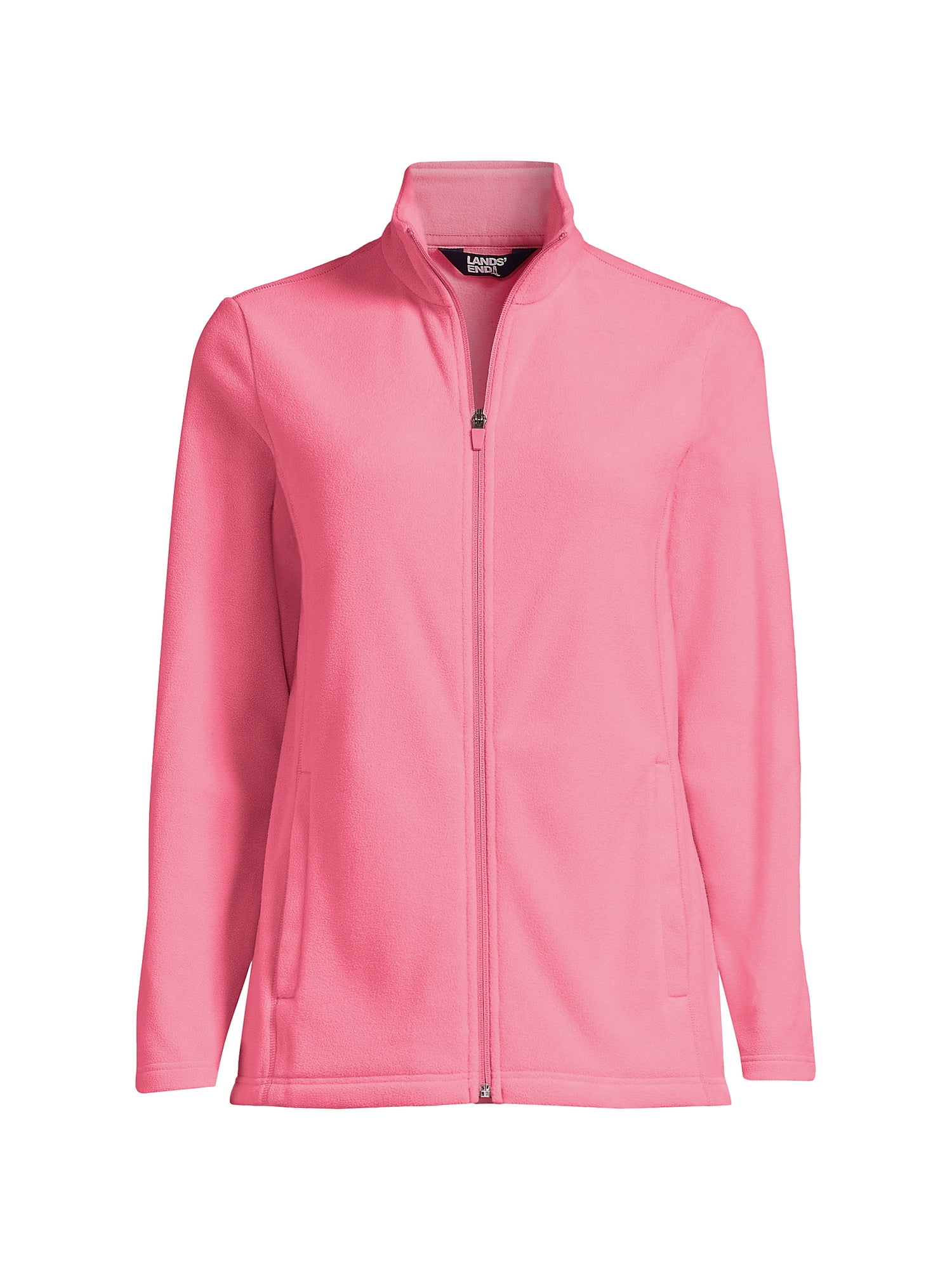 Lands' End Women's Tall Fleece Full Zip Jacket - Walmart.com