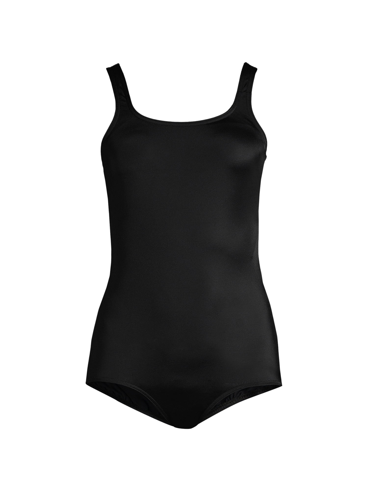Lands' End Women's Tugless Low Leg One Piece Swimsuit - Walmart.com