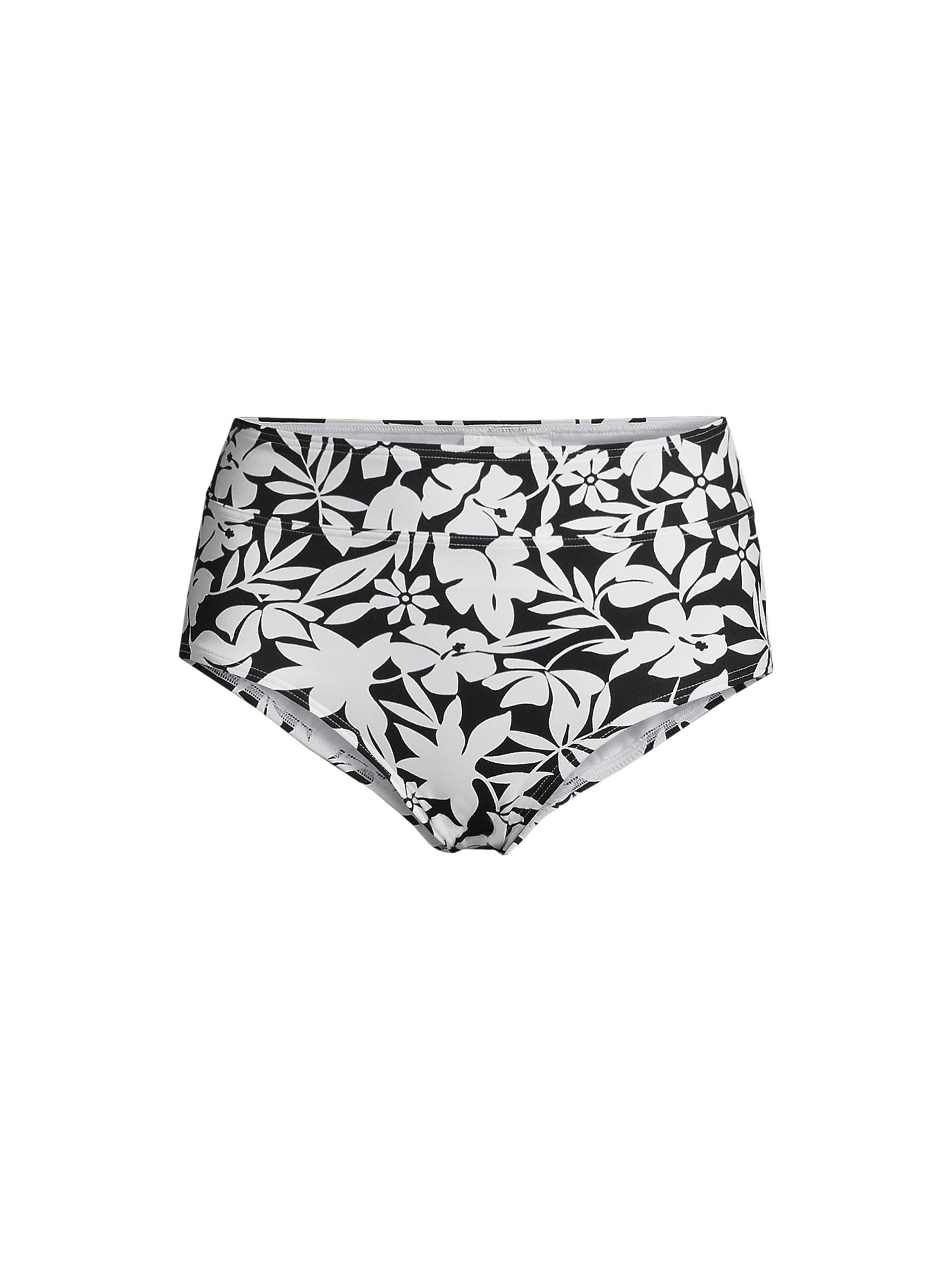 Lands' End Women's Tummy Control High Waisted Bikini Swim Bottoms ...