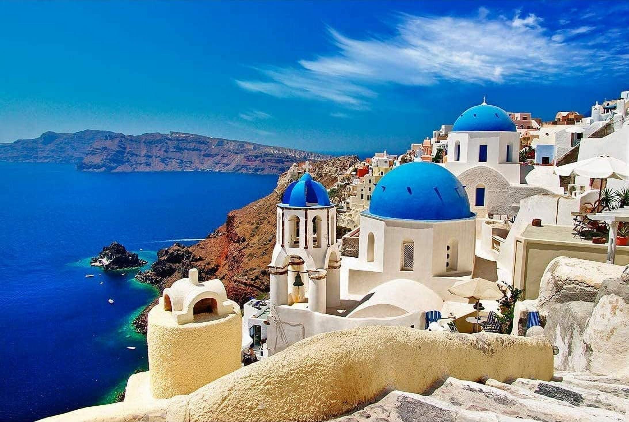 Landscape Aegean Sea Santorini Greece Jigsaw Puzzle 1000 Pieces ...