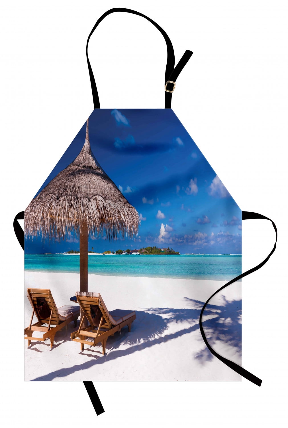 Landscape Apron Island Caribbean Honeymoon Themed Beach Seashore Ocean ...