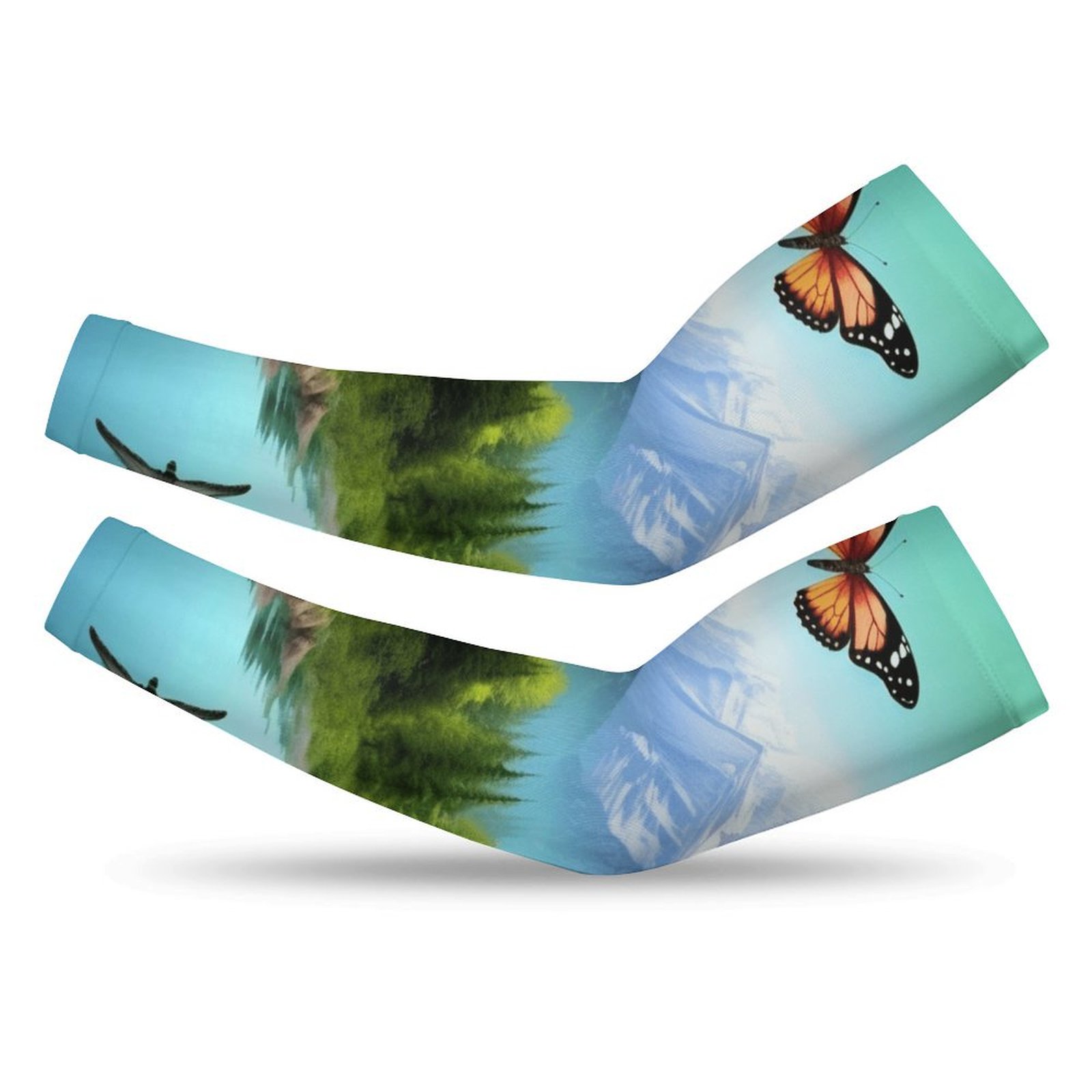 Landscape Butterfly Gardening Sleeves Farm Sun Protection Arm Cooling ...