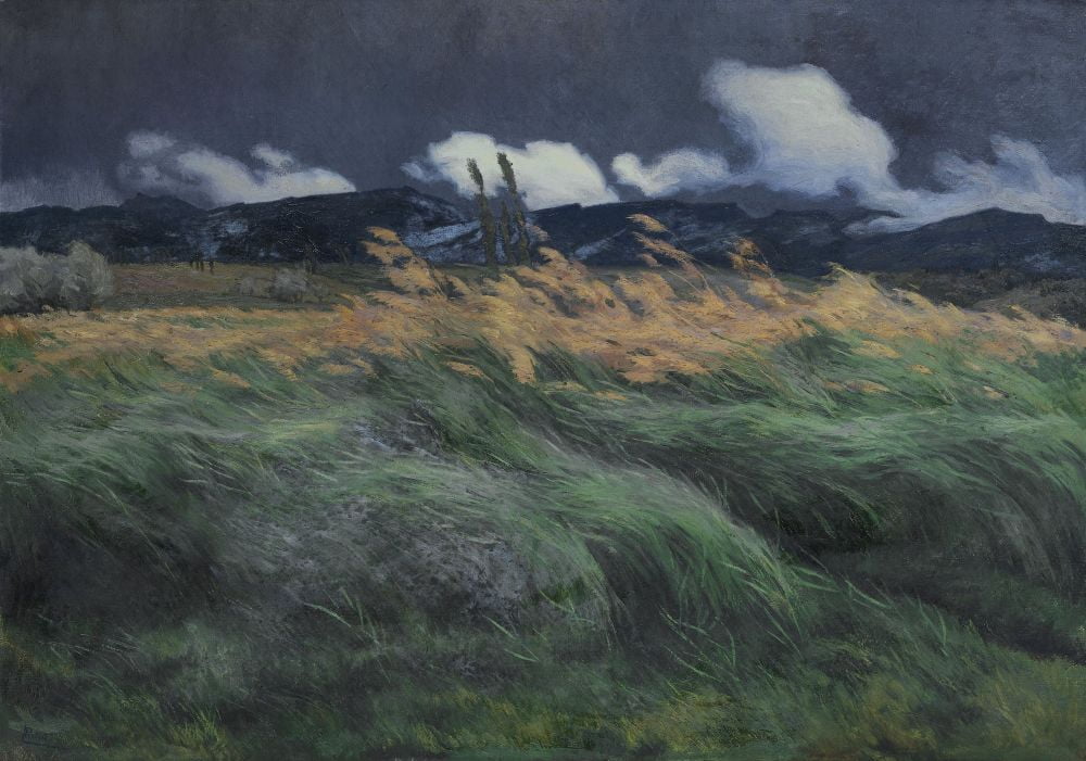 Landscape, By Louis Patru, 1895-1905, Swiss Painting, Oil On Canvas ...
