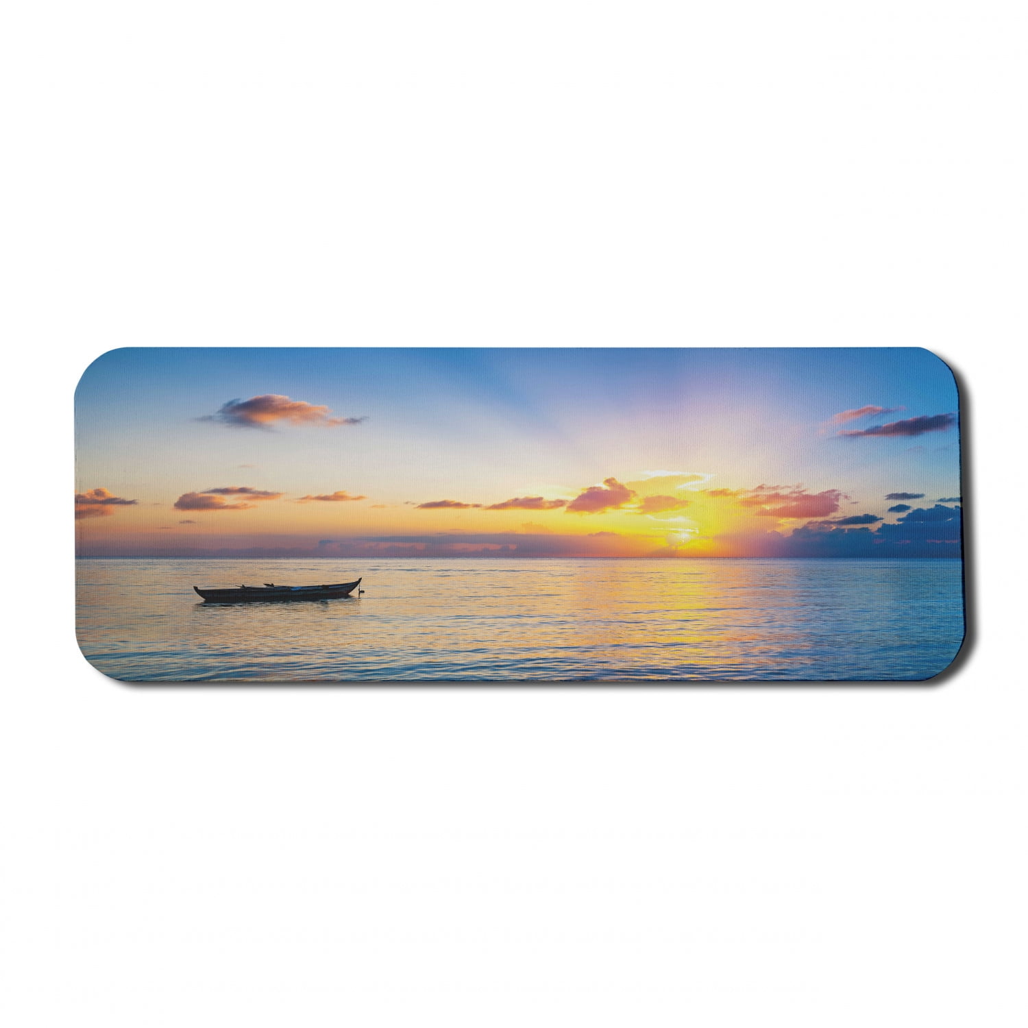 Landscape Computer Mouse Pad, Sun Rising over Ocean on Maldives ...
