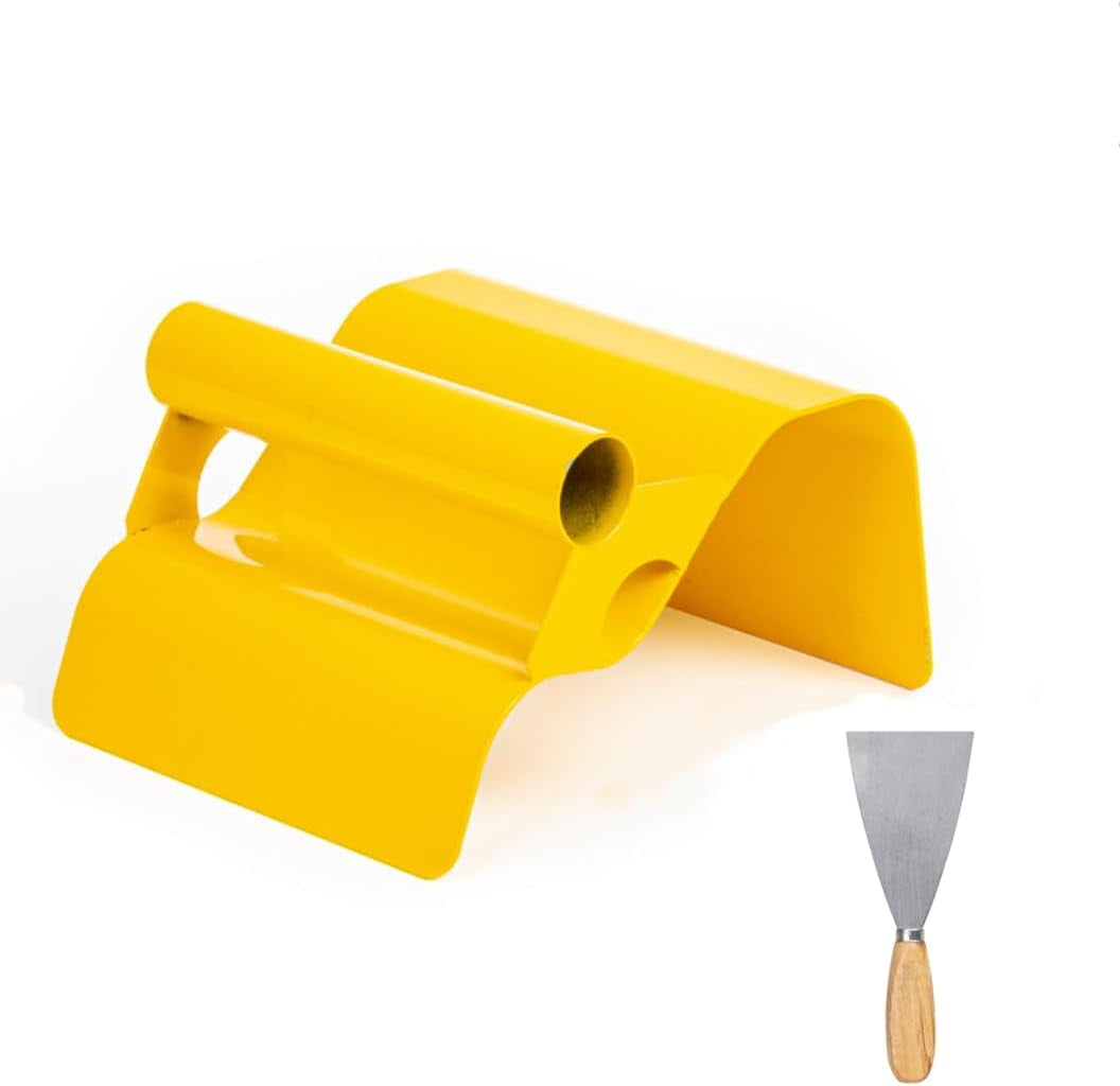 Landscape Curb Trowel 4 X 6 X 4 Stainless Steel Concrete Curbing Trowel Concrete Curb Tool Mower ...