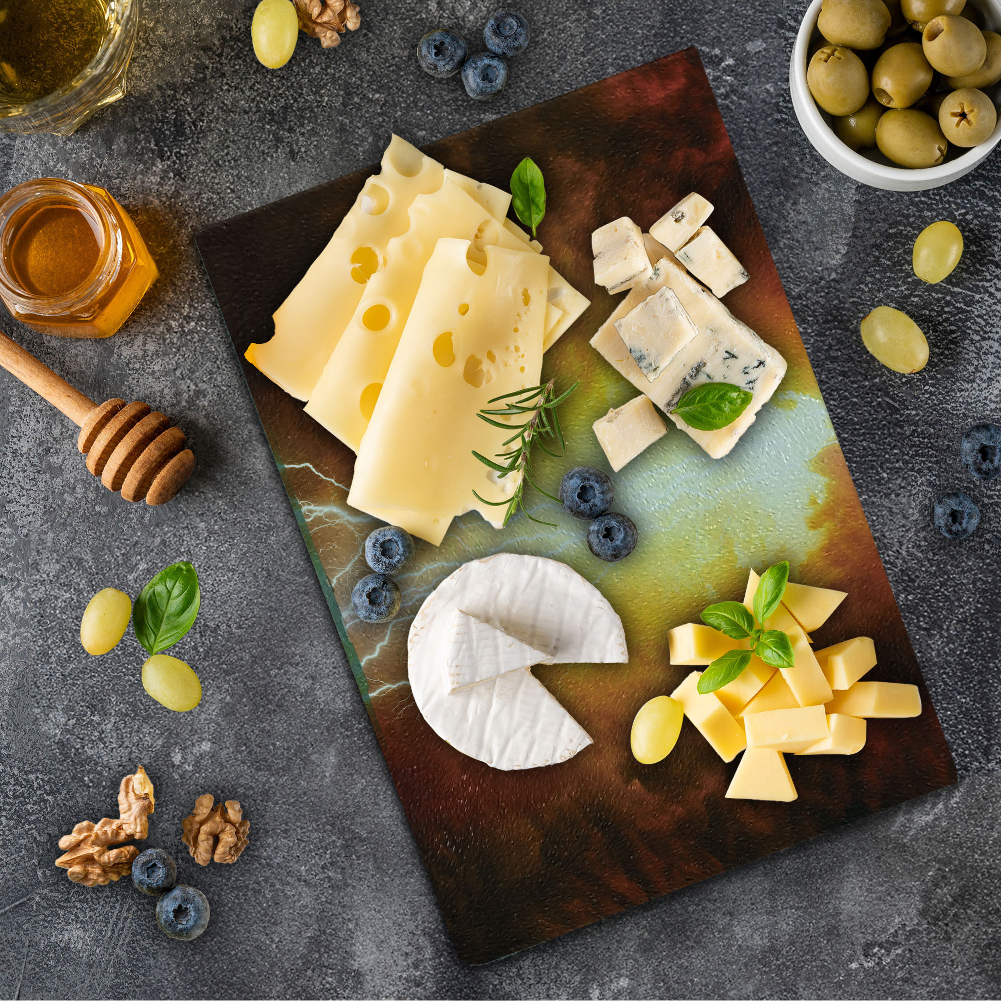 Landscape Cutting Board, Vivid Thunder in Apocalyptic Sky Judgement Day ...