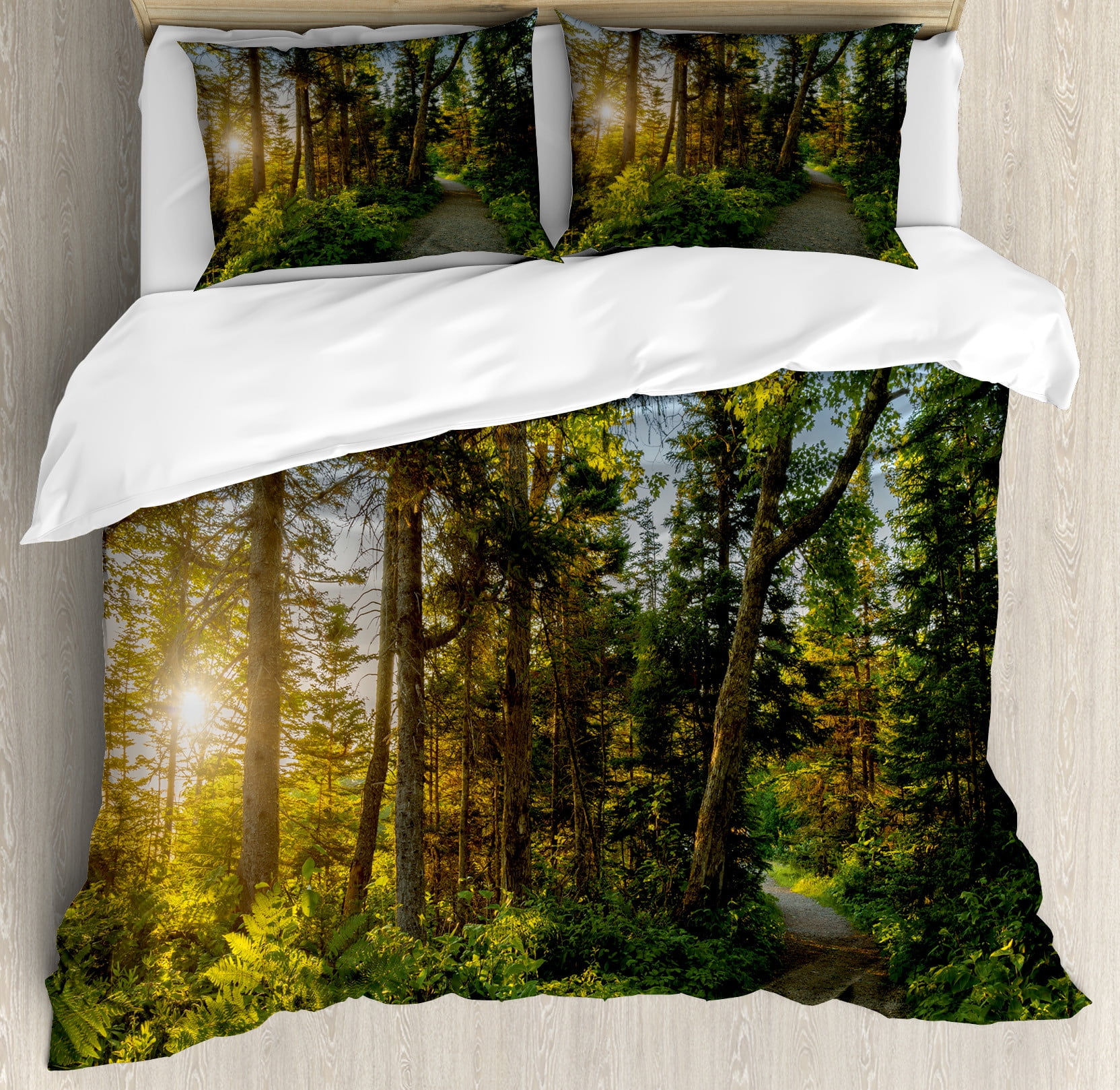 Landscape Duvet Cover Set, National Park in Cape Breton Highlands ...