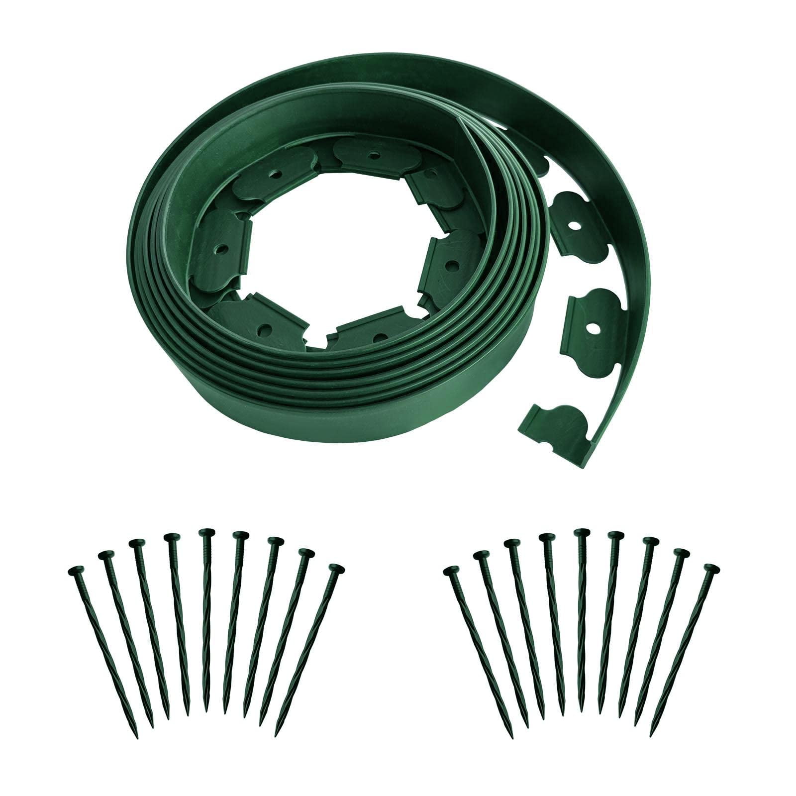 Landscape Edging 20ft Length No Digging Garden Edging Kit Include 18 ...