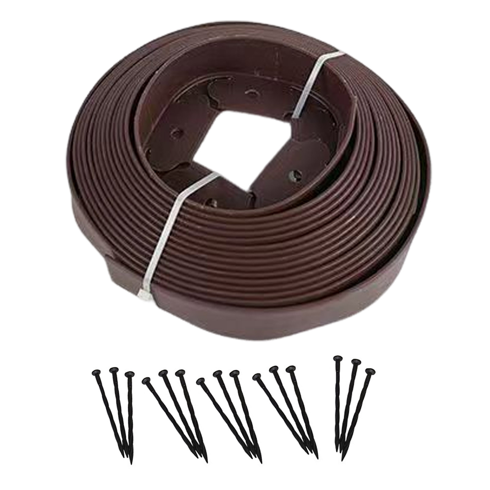 Landscape Edging Border No Dig All-weather Garden Isolation Edging Border with Spikes Easy-to ...