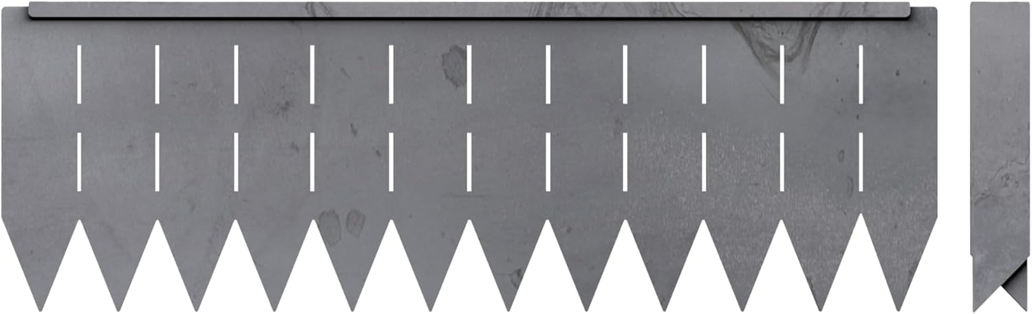 Landscape Edging - Cor-Ten Steel - 2ft Drainage Strips - Plus Connector ...