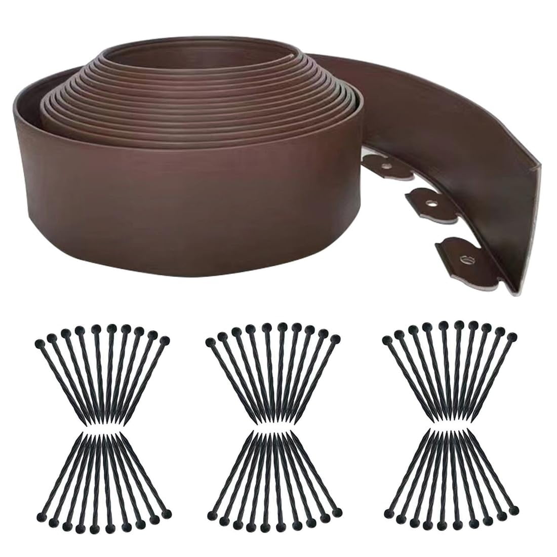 Landscape Edging No Dig,33FT Garden Edging Borders [Extra Tall 4IN High ...