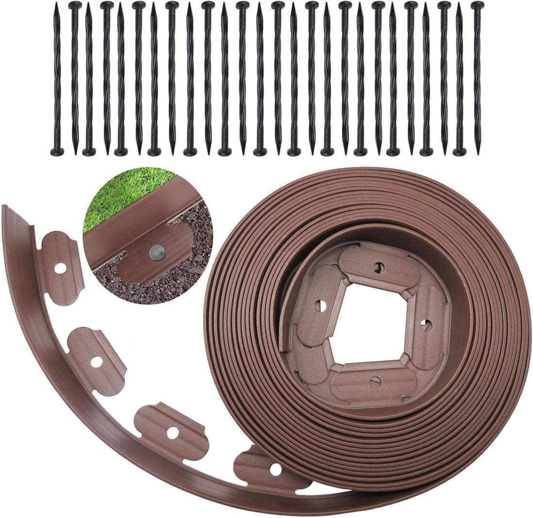 Landscape Edging, Flower Bed Edging Borders,Plastic Landscape Edging ...