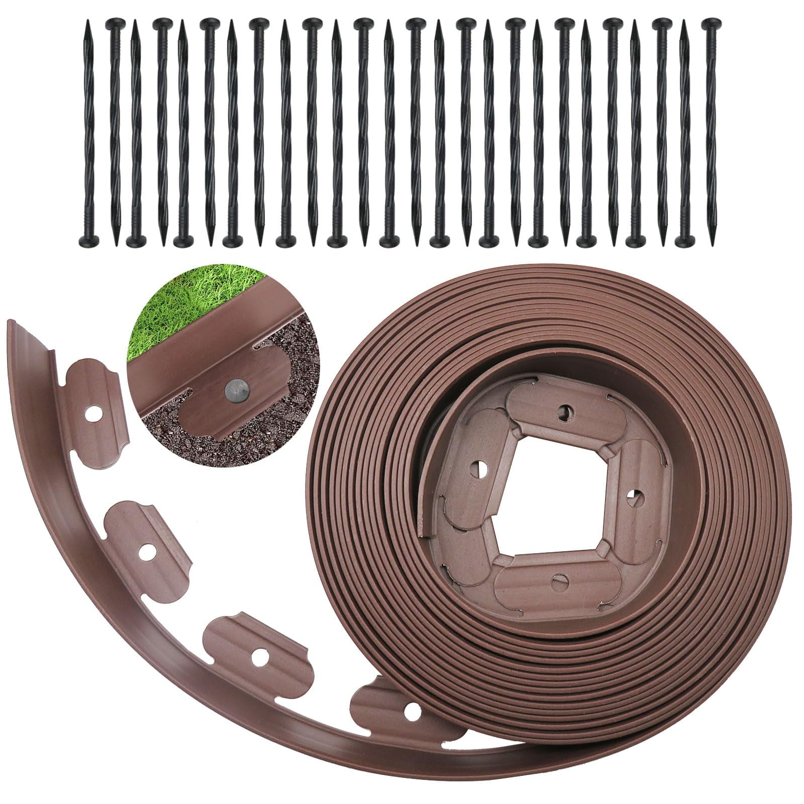 Landscape Edging, Flower Bed IFF17 Edging Borders,Plastic Landscape ...