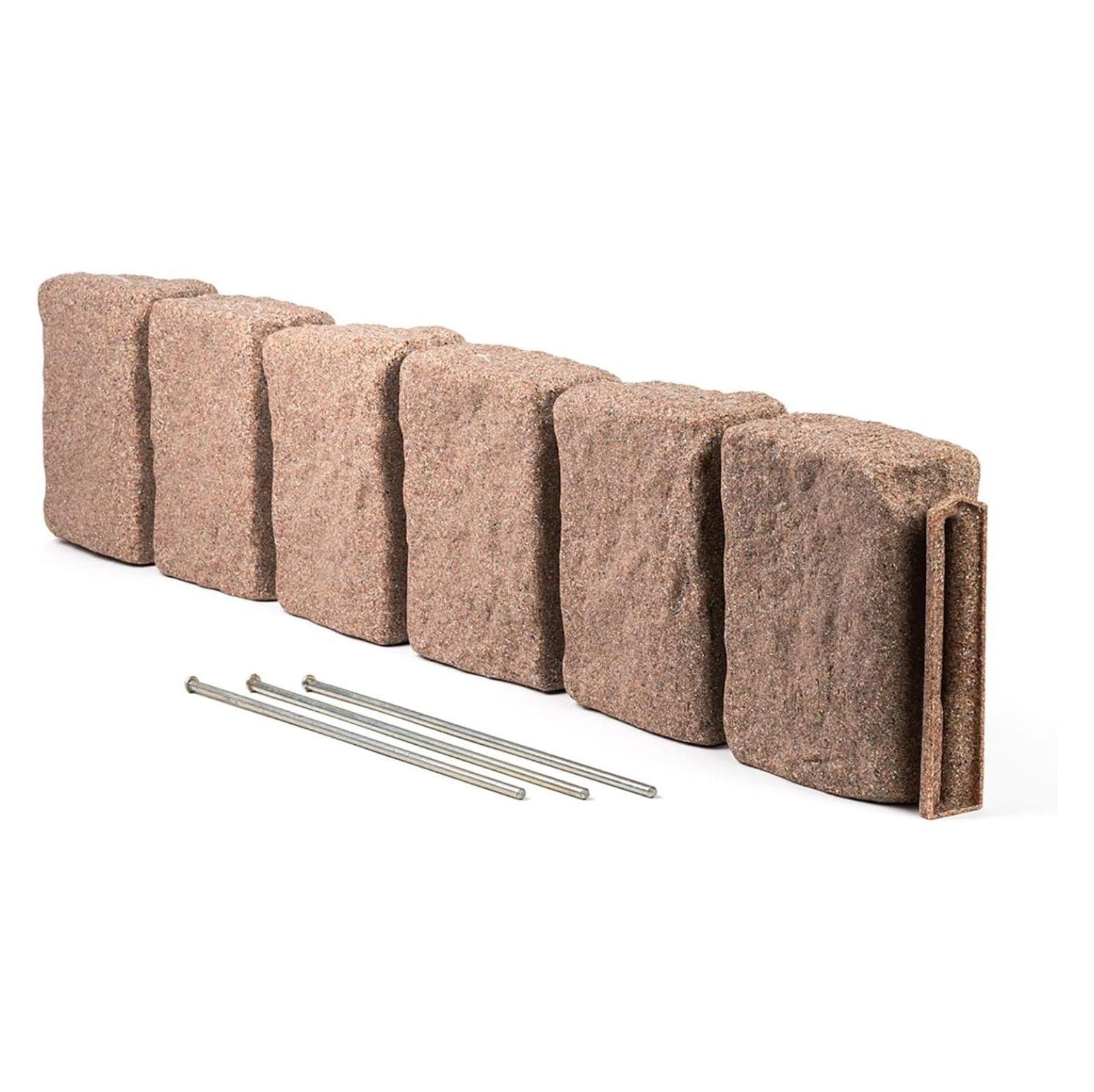 Landscape Edging | Garden Edging Border | Faux Stone BlockXL for Lawn ...