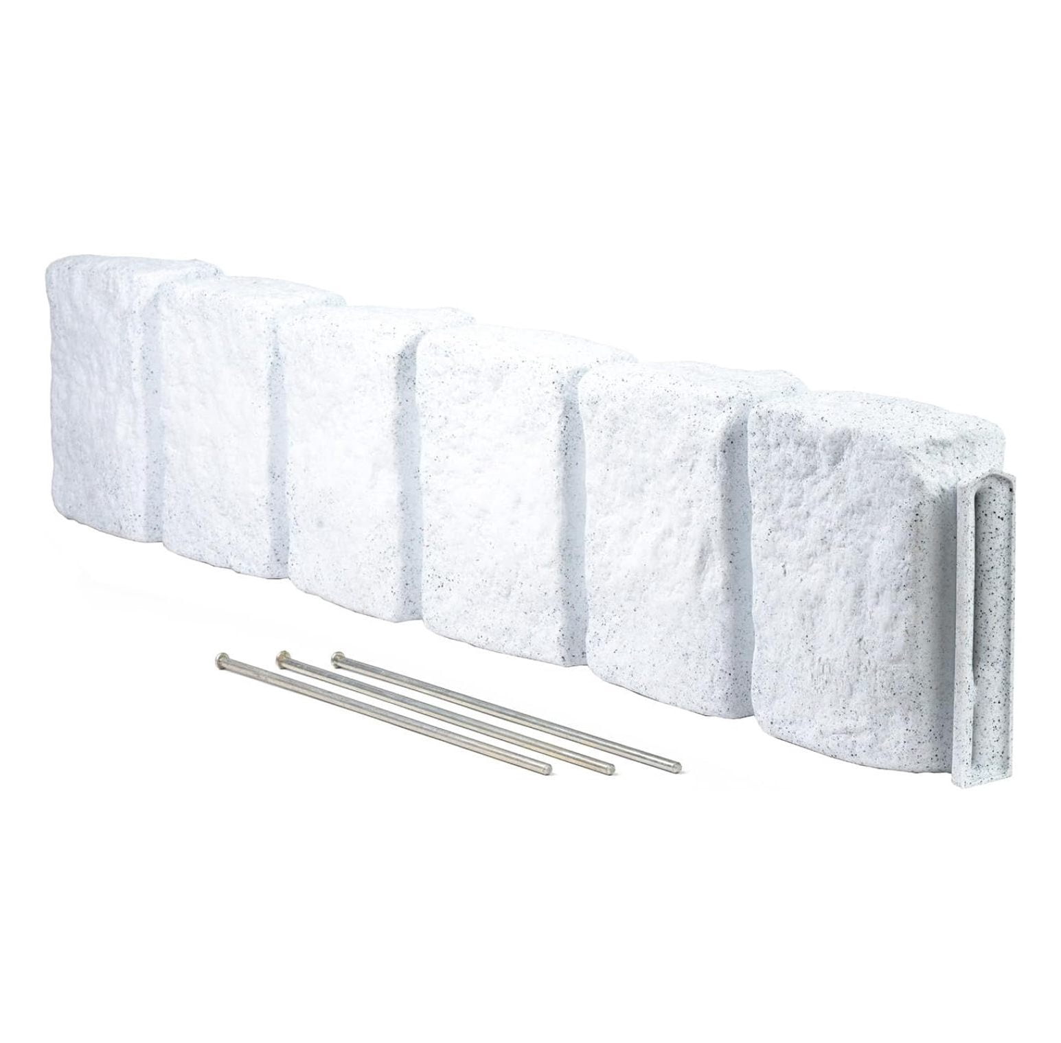 Landscape Edging | Garden Edging Border | Faux Stone BlockXL for Lawn ...