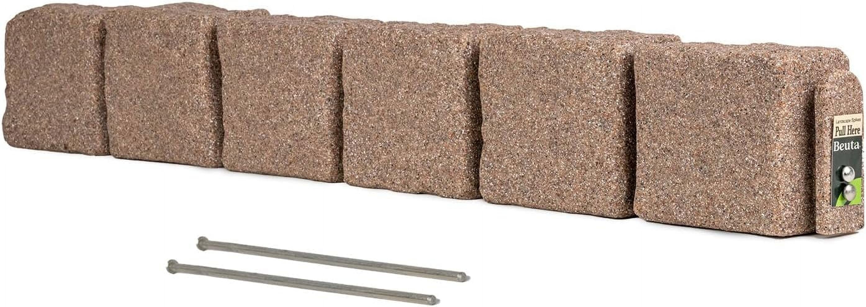 Landscape Edging | Garden Edging Border | Faux Stone Blocks for Lawn ...