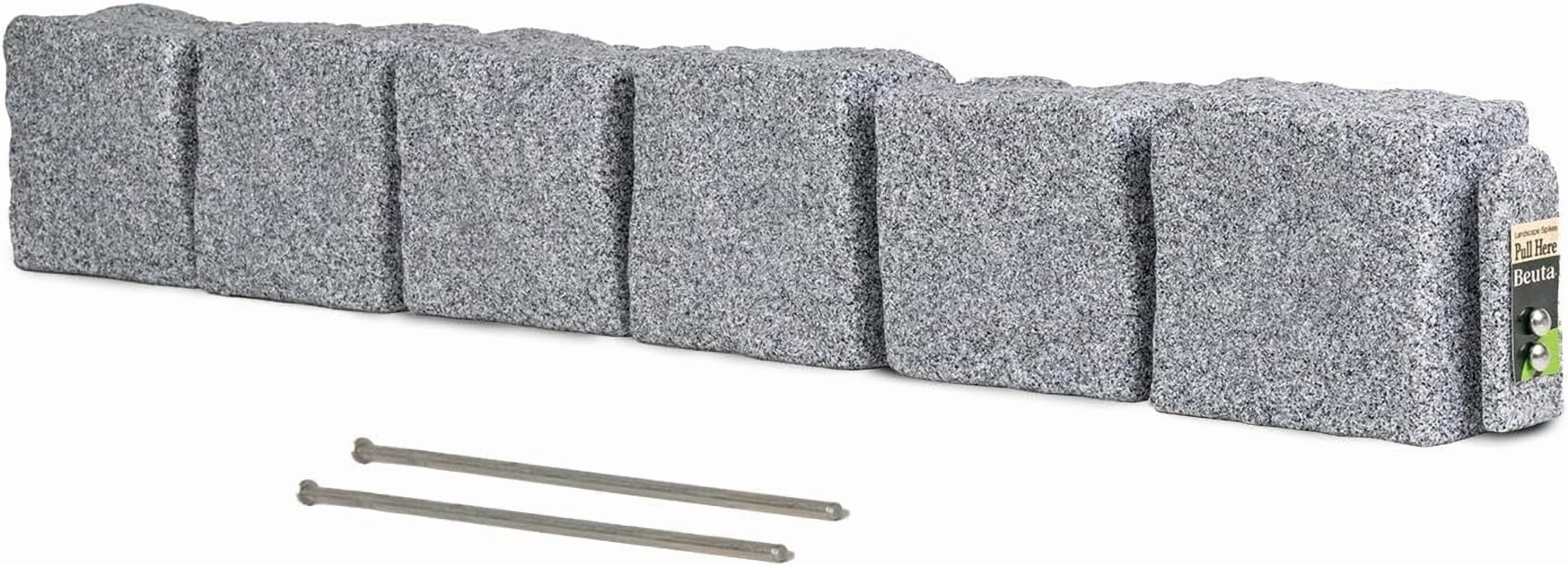 Landscape Edging | Garden Edging Border | Faux Stone Blocks for Lawn ...