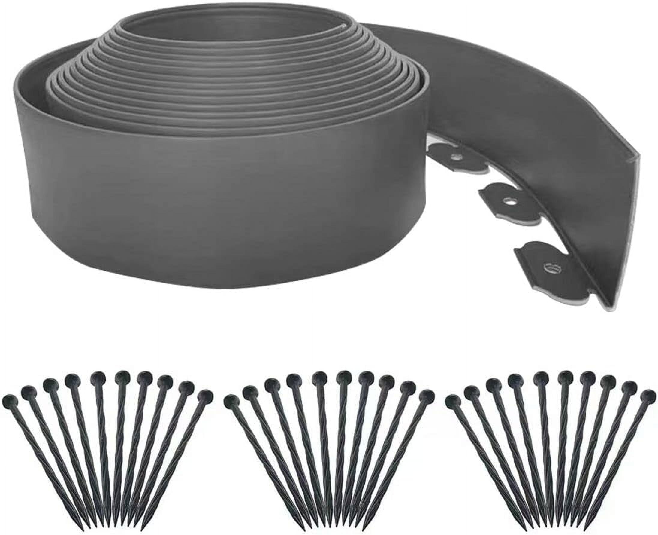Landscape Edging Garden Edging [Extra Tall 4 Inch] Flexible Lawn Edging ...