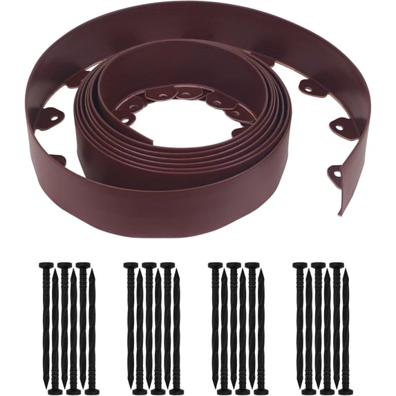 Landscape Edging Kit, 20-Foot Long, 3-Inch Tall, No Dig Garden Edging ...